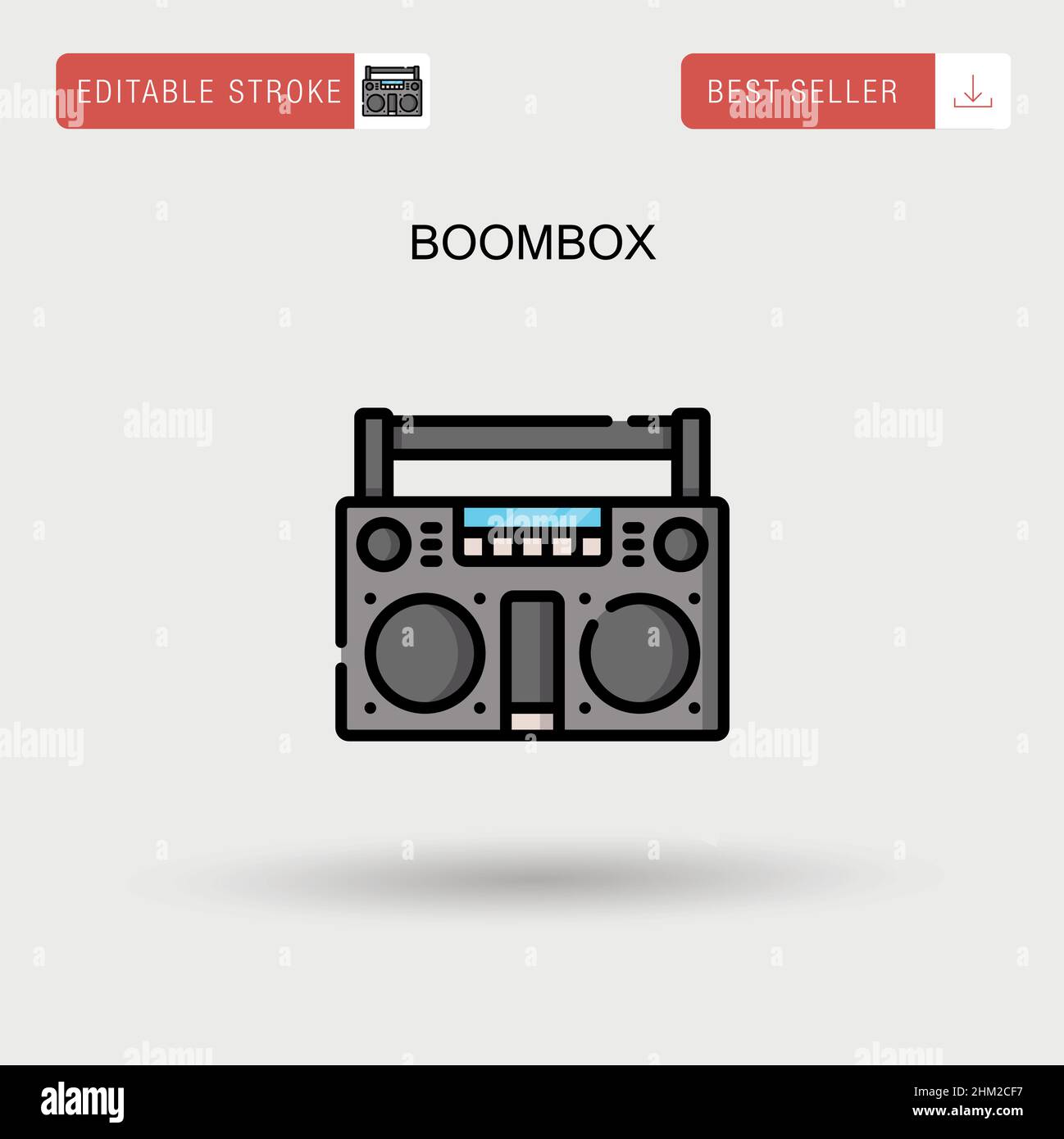 Boombox Stock Vector Images - Alamy