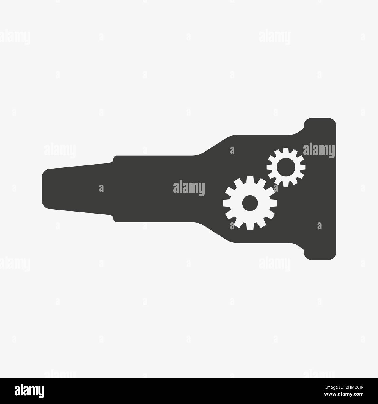 Gearbox, gear shift, car transmission vector icon Stock Vector Image ...