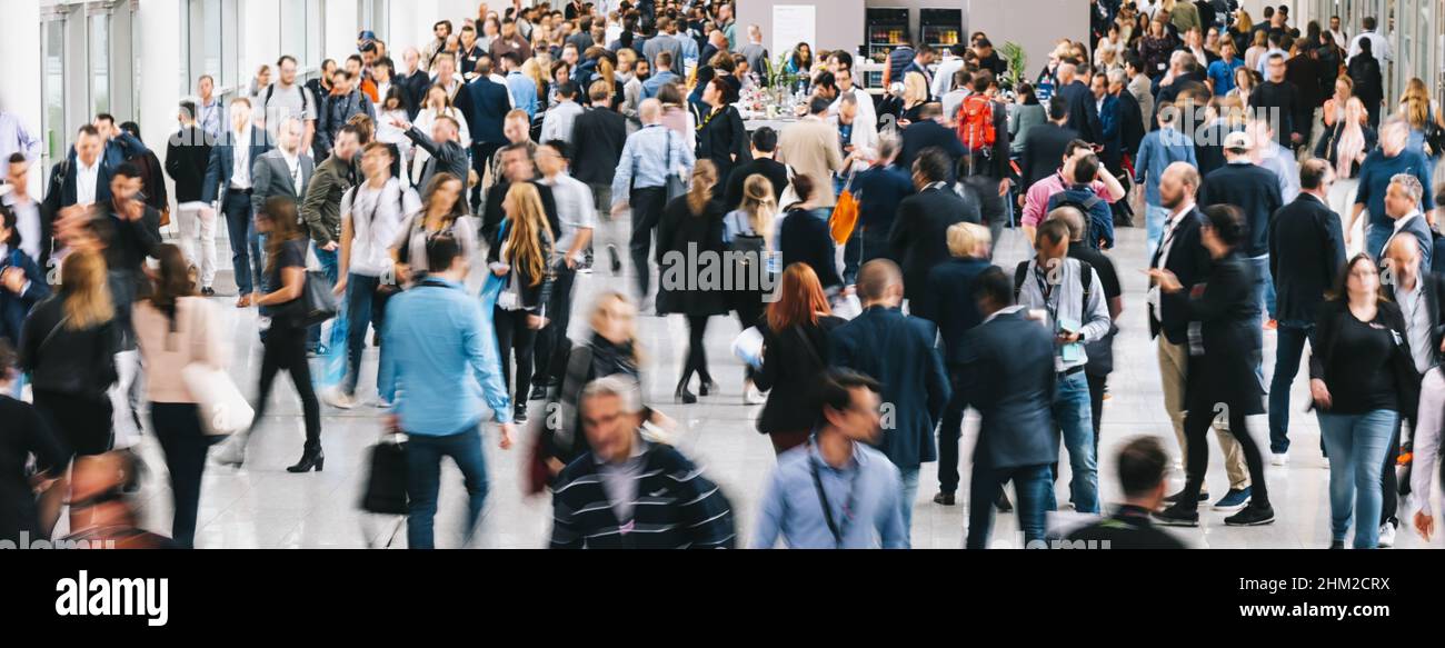 large crowd of people in a shopping center Stock Photo - Alamy