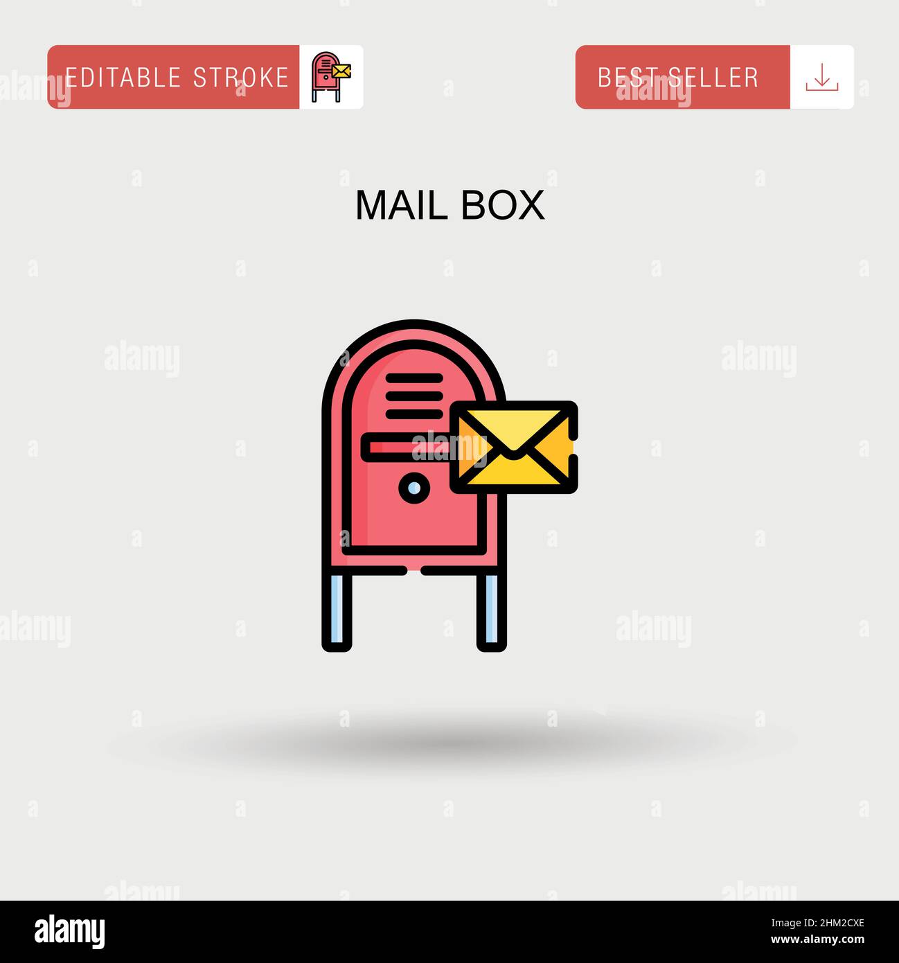 House mailbox Stock Vector Images - Alamy