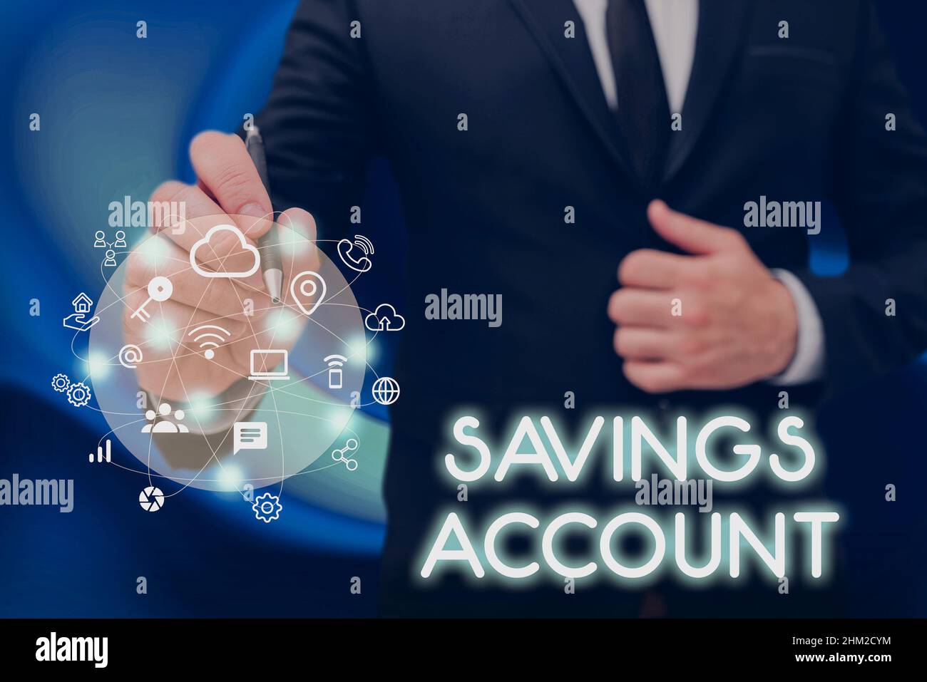Sign displaying Savings Account. Business approach an interestbearing ...