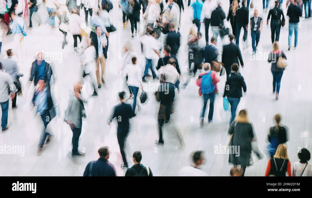 abstract blurred crowd of defocused people Stock Photo - Alamy