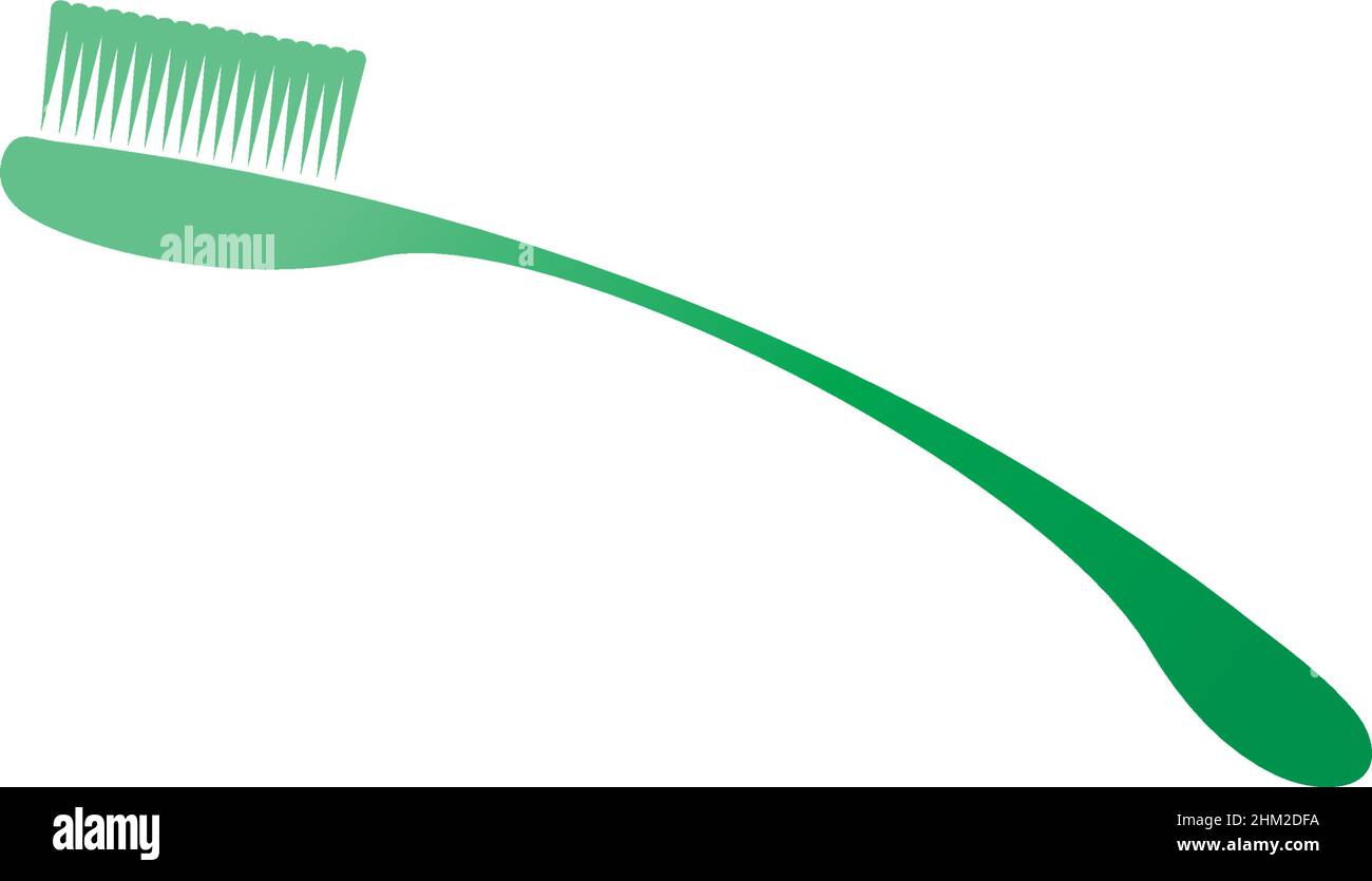 Toothbrush icon logo design template illustration vector Stock Vector ...