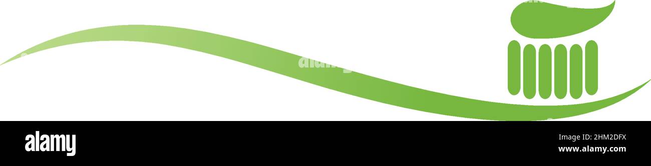 Toothbrush icon logo design template illustration vector Stock Vector ...