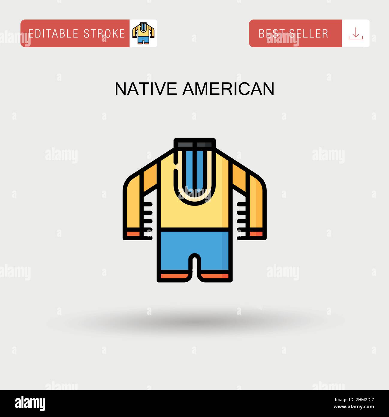 Native american Simple vector icon Stock Vector Image & Art - Alamy