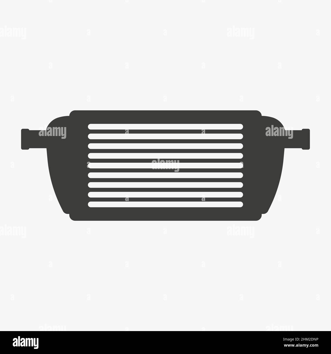 Car intercooler vector icon on white background Stock Vector Image ...