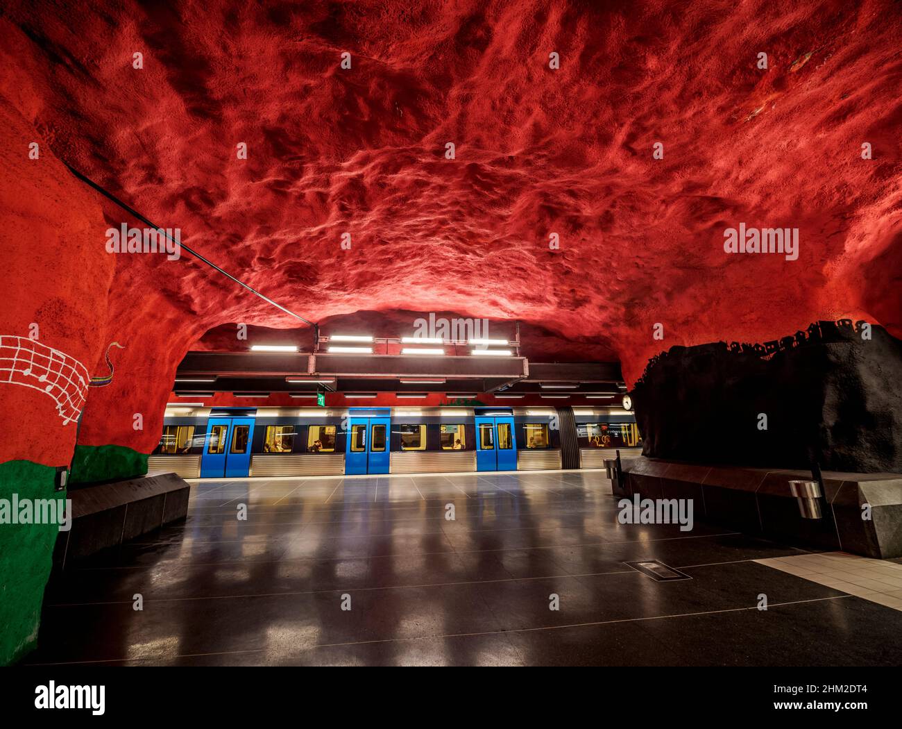 Solna centrum metro subway hi-res stock photography and images - Alamy