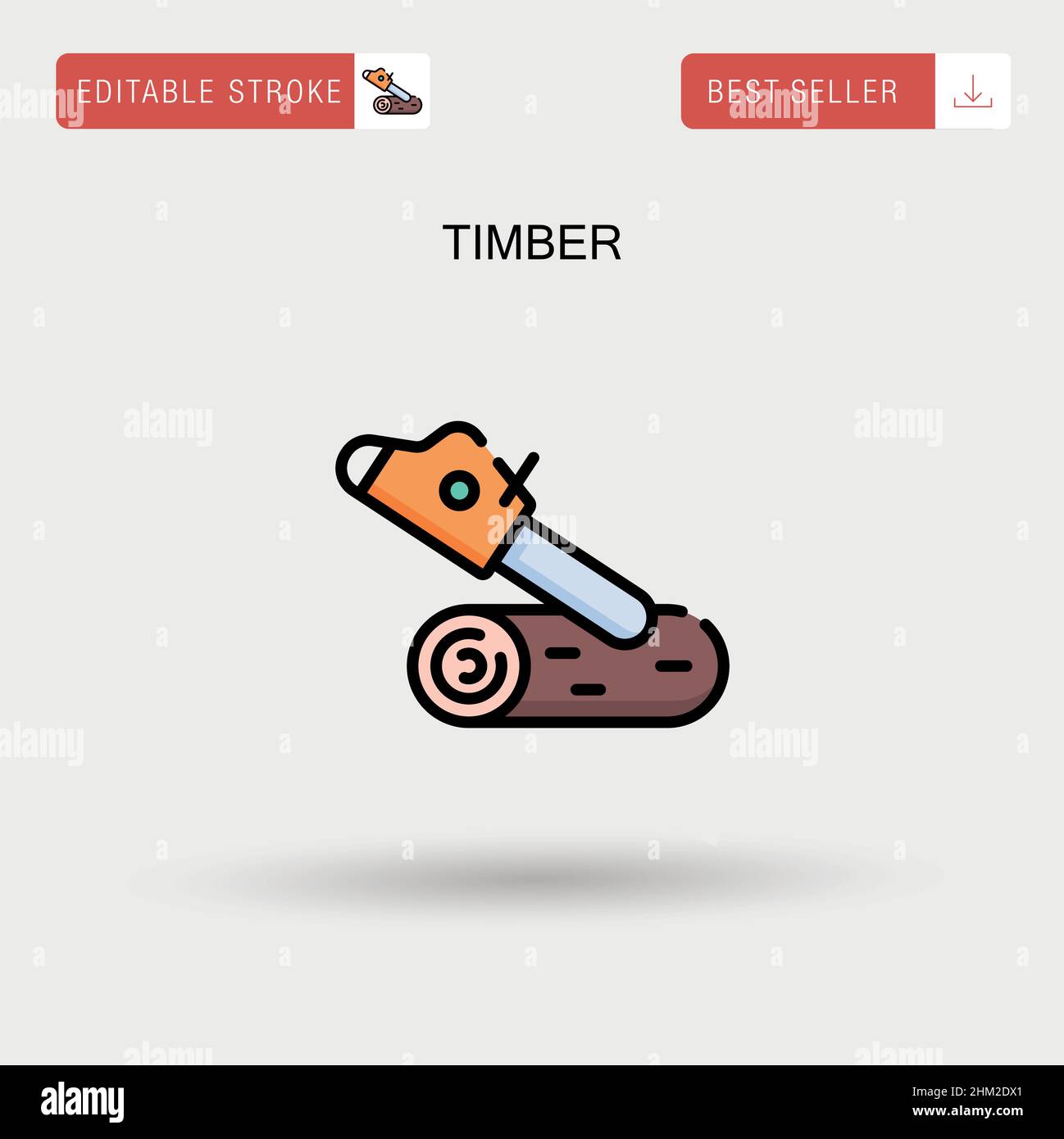 Timber Simple vector icon Stock Vector Image & Art - Alamy