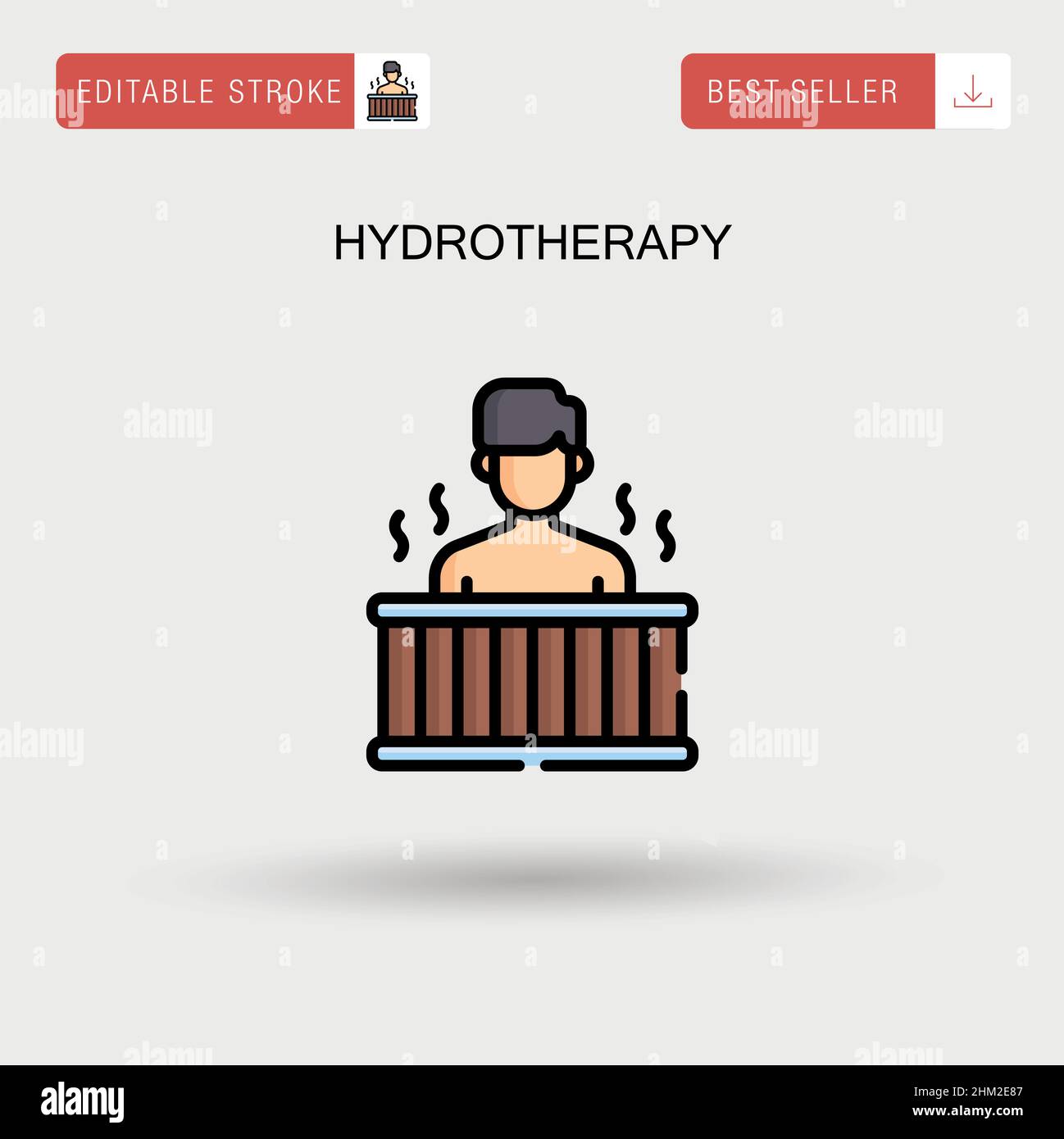 Massage hydrotherapy Stock Vector Images - Alamy
