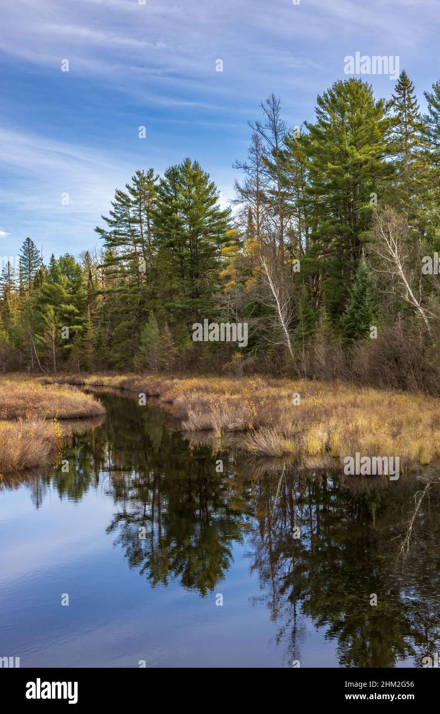 Fall in northern Wisconsin Stock Photo - Alamy