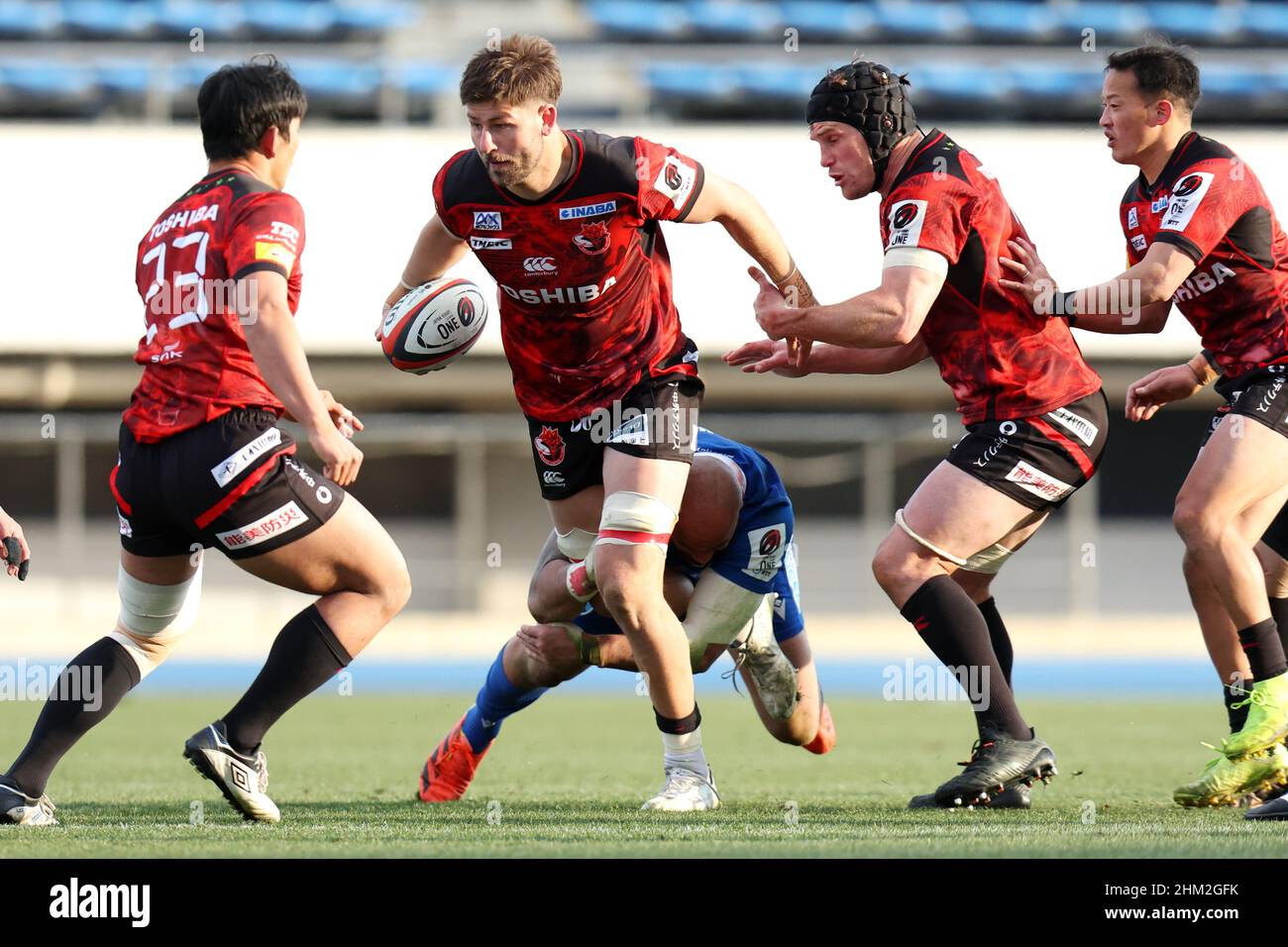 Tokyo, Japan. 5th Feb, 2022. Jacob Pierce Rugby : 2022 Japan Rugby League One match between ...