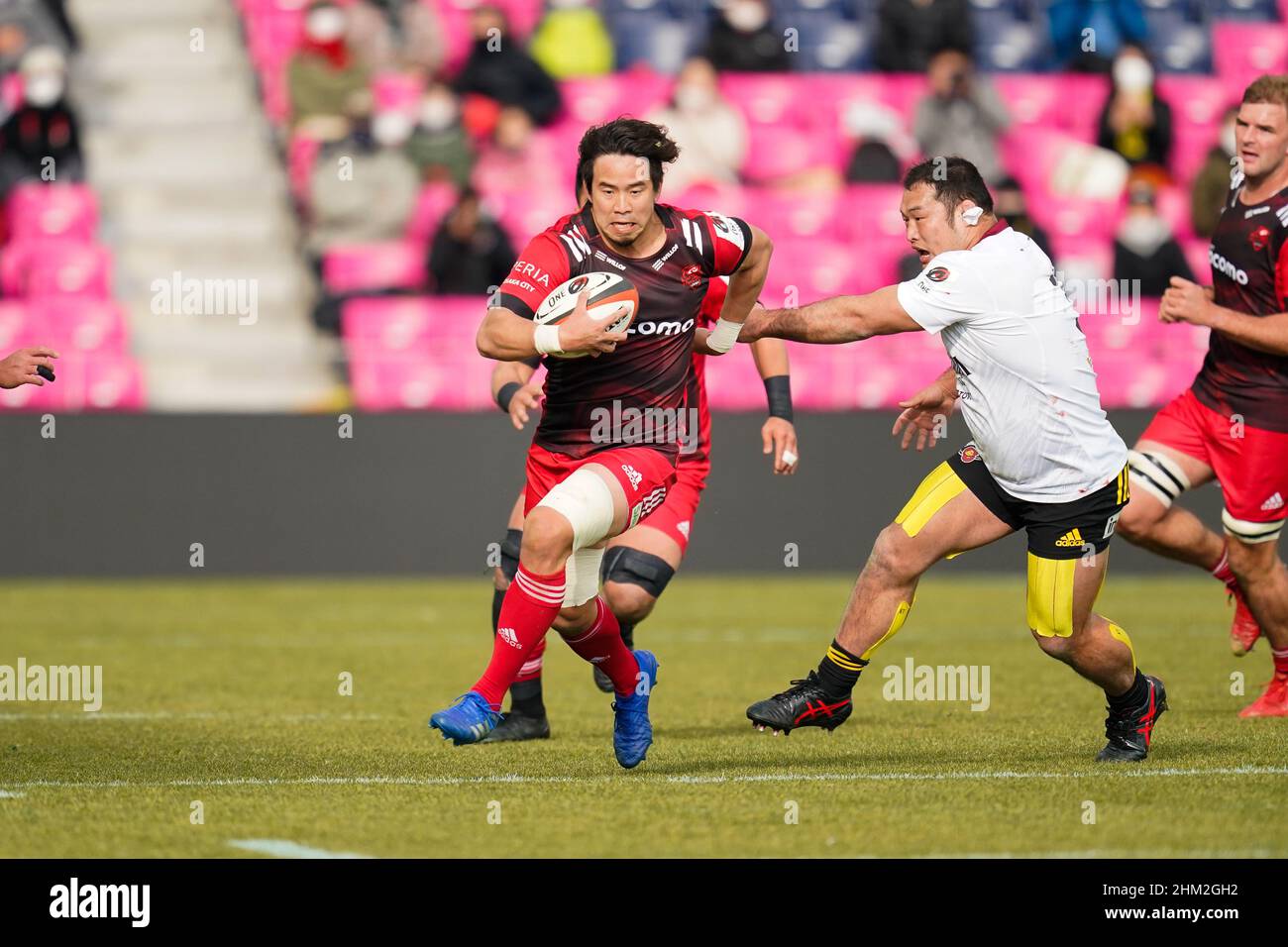 Osaka Japan. 6th Feb, 2022. (L-R) Daisuke Yokoyama, Shinnosuke Kakinaga ...