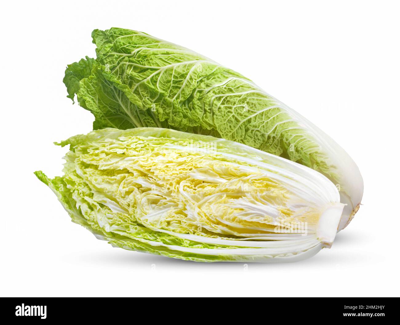Fresh chinese cabbage isolated on white background Stock Photo - Alamy