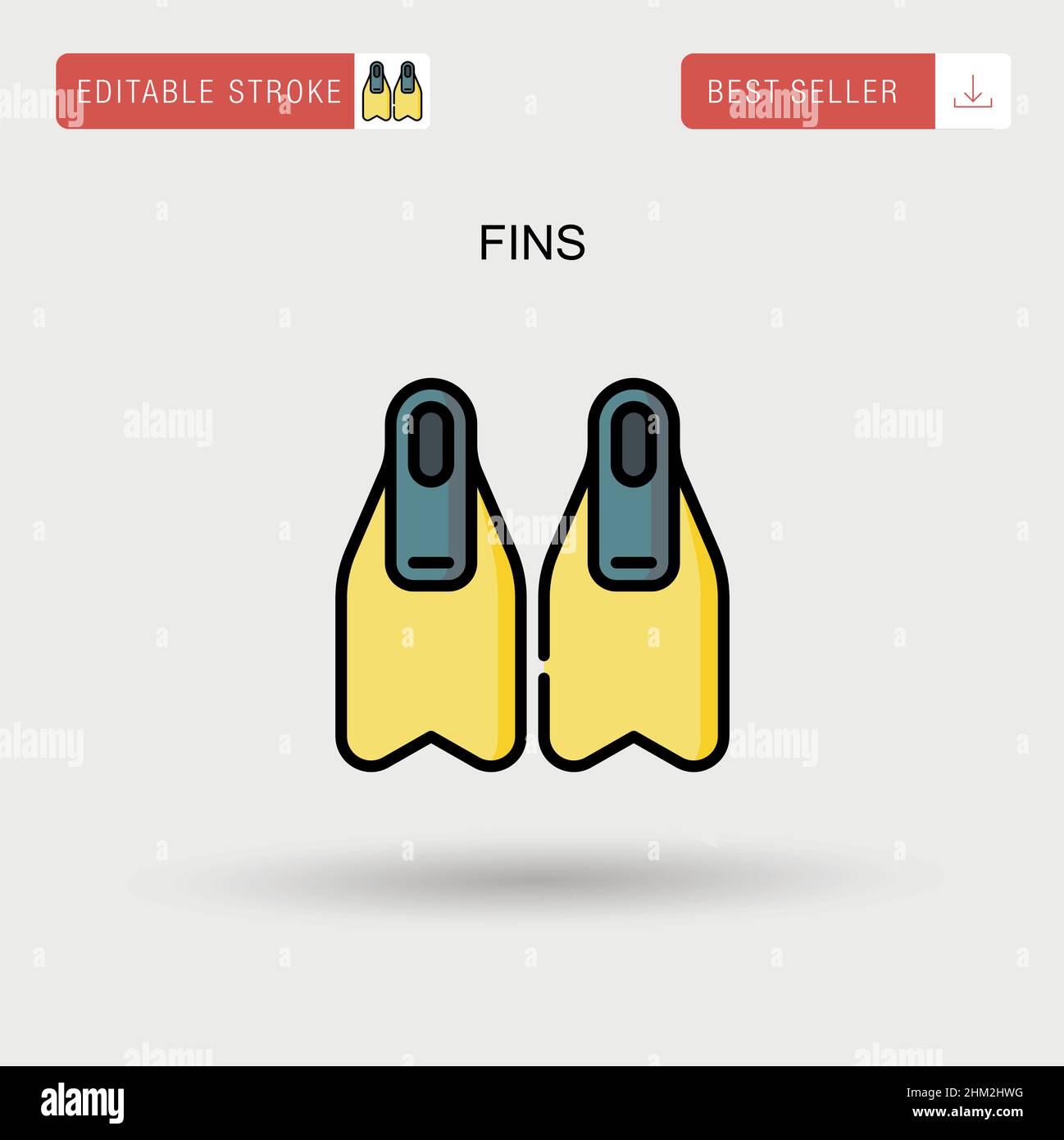 Tail fins Stock Vector Images - Alamy