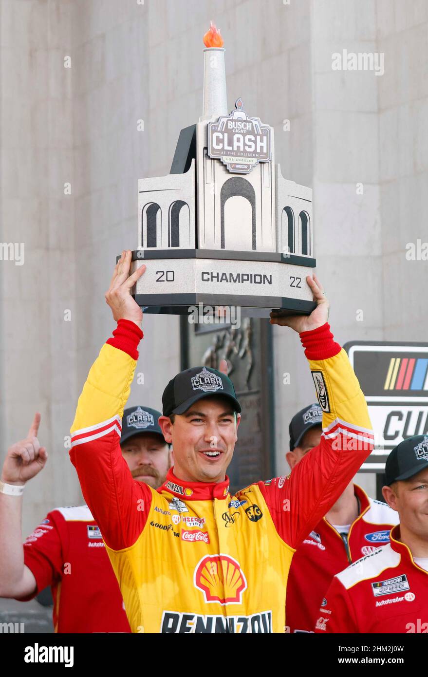 Los Angeles, California, USA. 06th Feb, 2022. driver of the #22 Shell ...