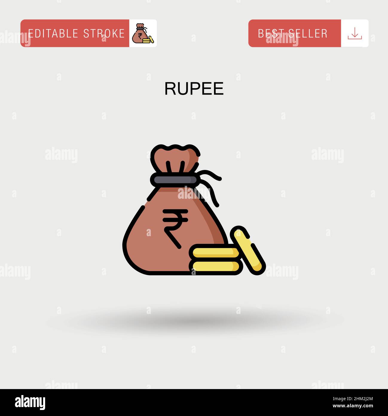 Indian rupee symbol Stock Vector Images - Alamy