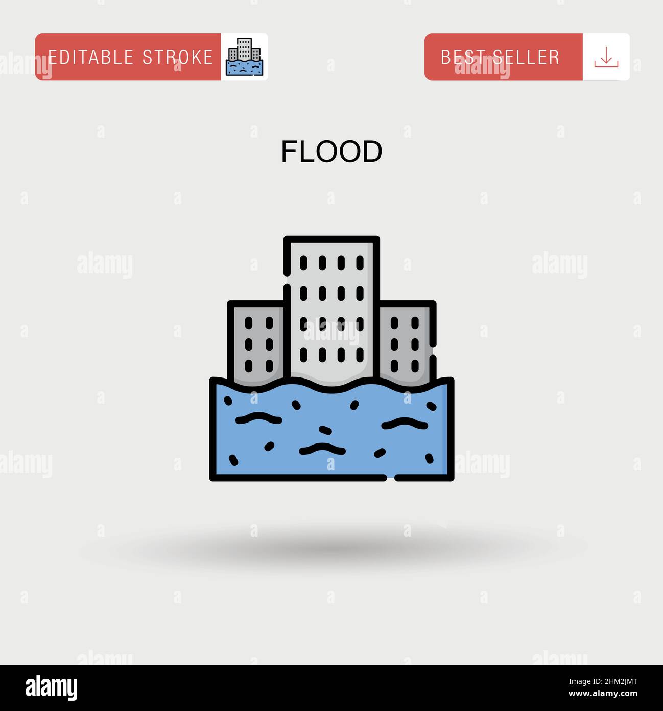 Water flood rescue Stock Vector Images - Alamy