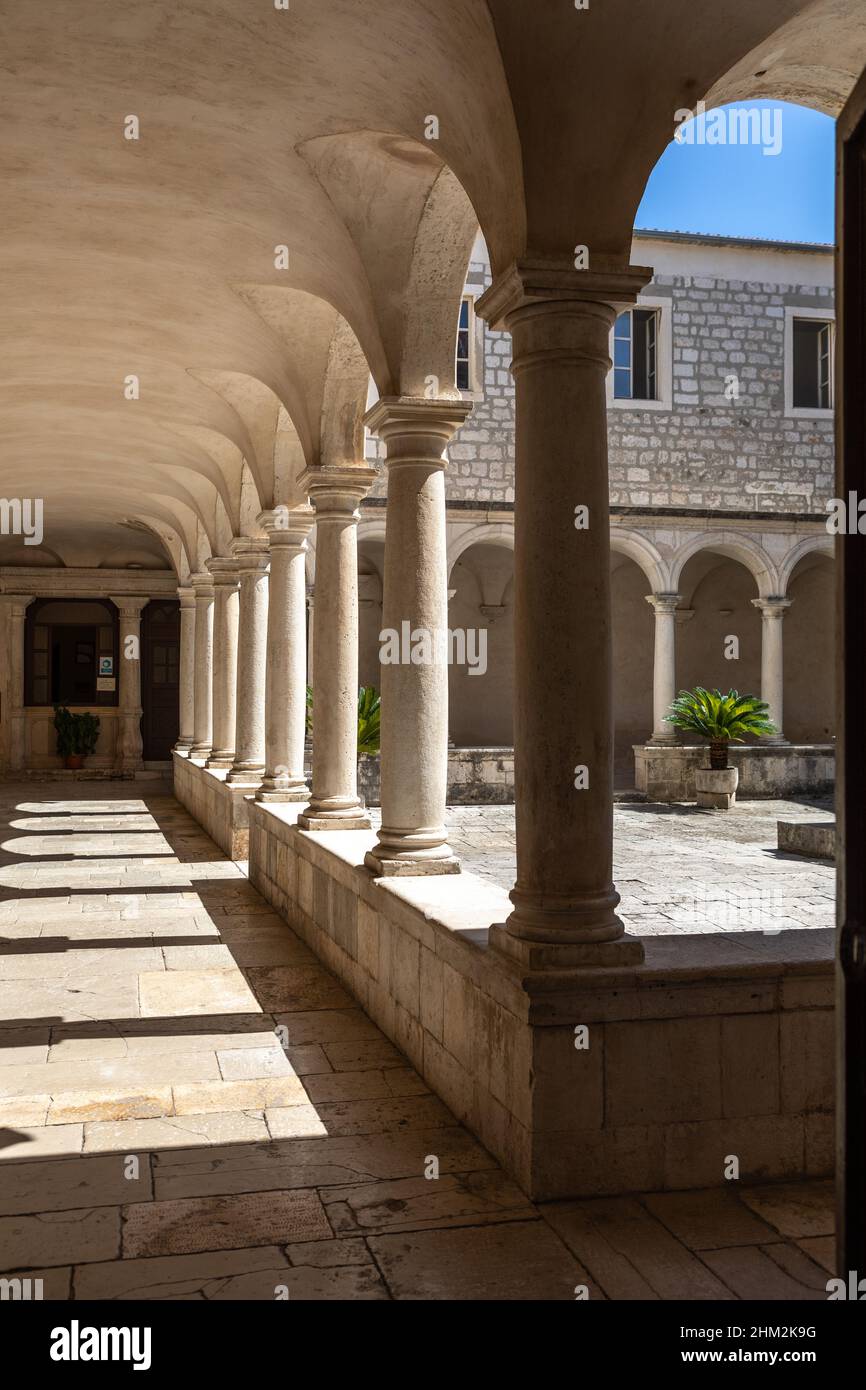 Zadar, Croatia – August 2021. the picturesque architecture of a ...