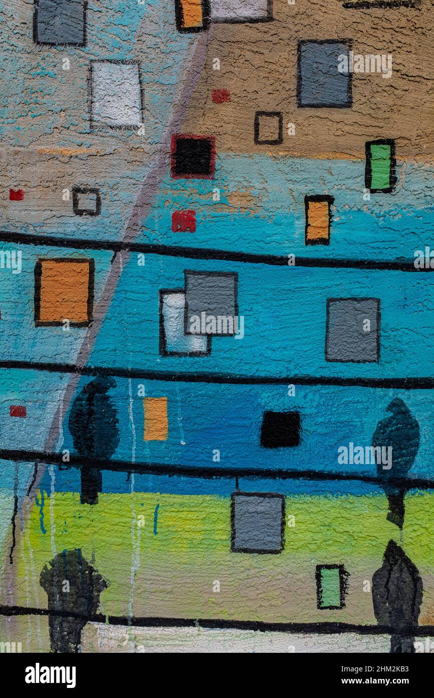 Downtown abq mural hi-res stock photography and images - Alamy