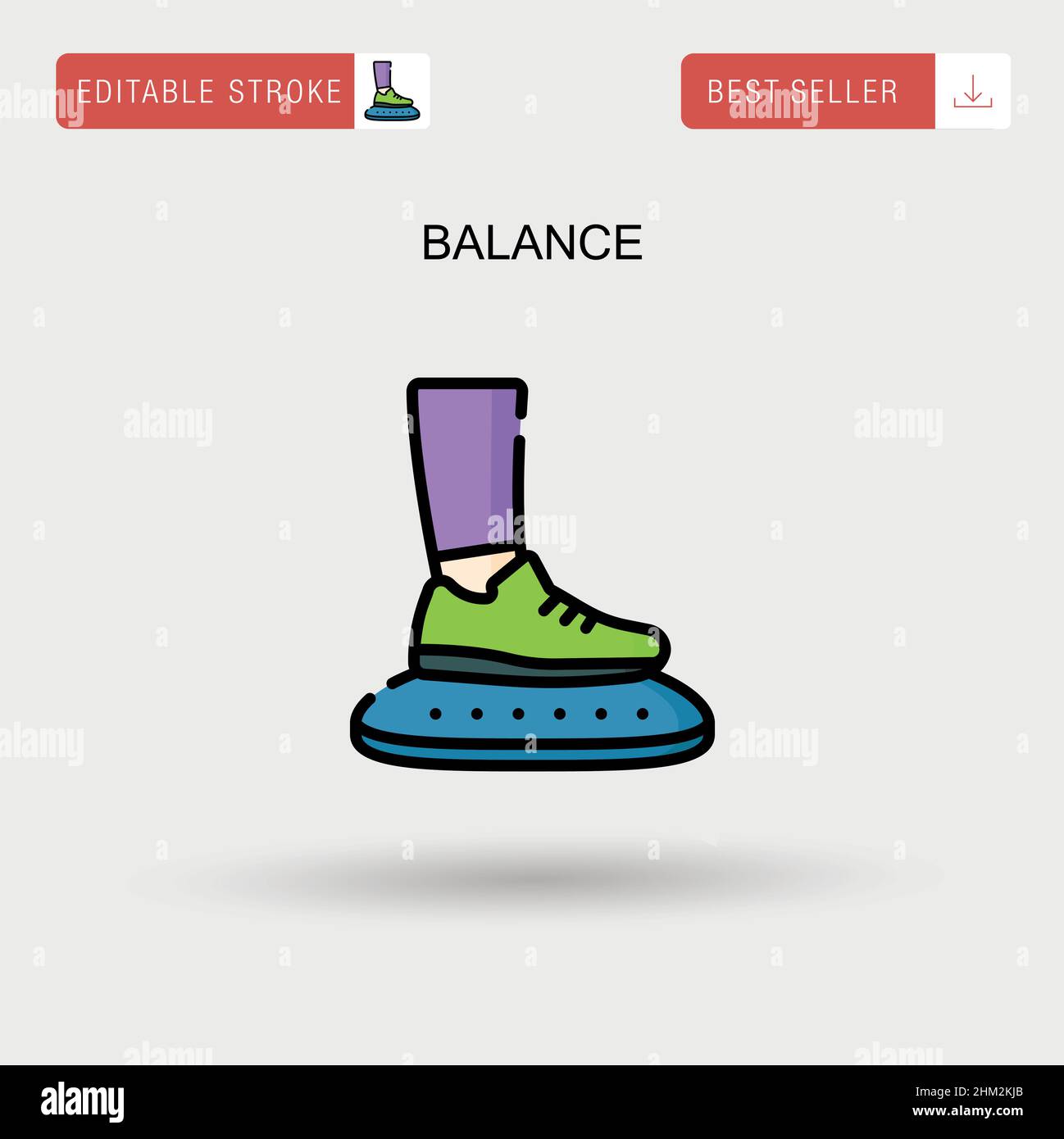 Balance Simple vector icon Stock Vector Image & Art - Alamy