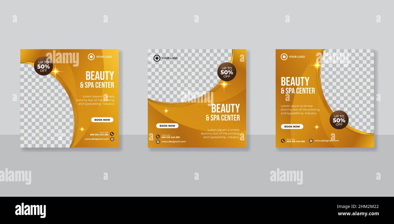 Square banner template hi-res stock photography and images - Alamy