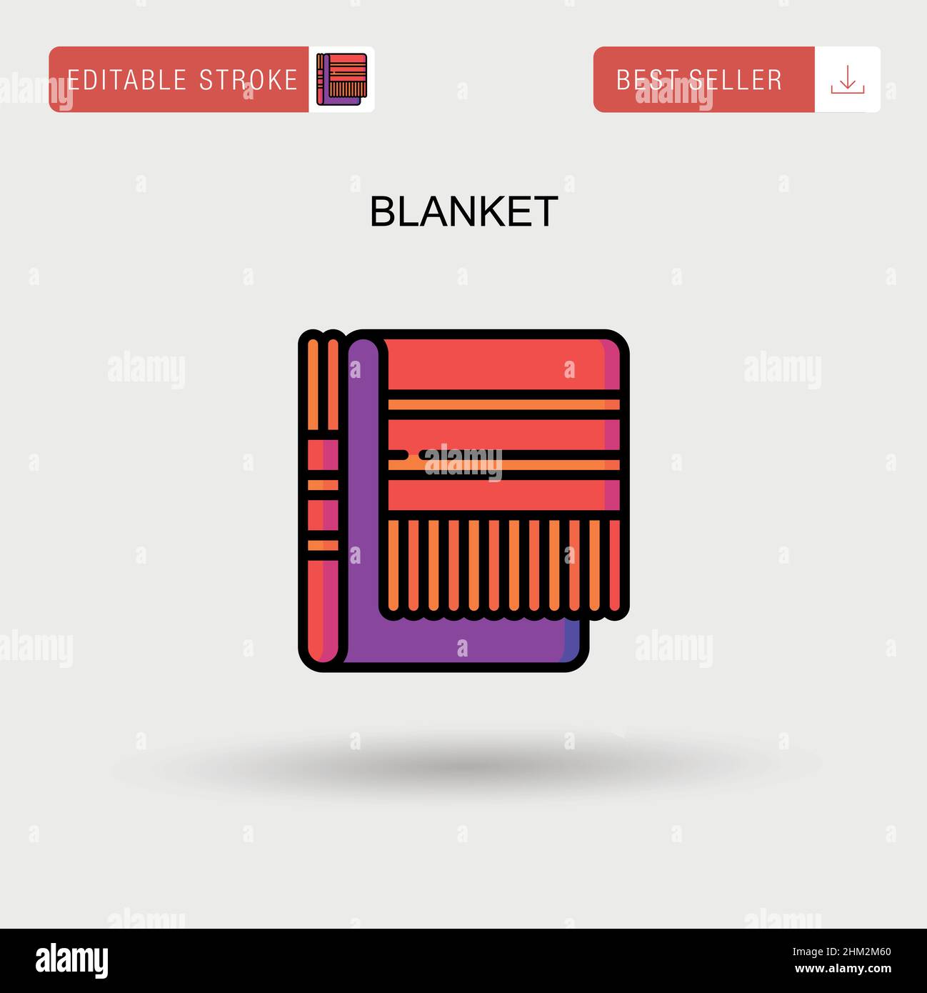 Blanket Simple vector icon Stock Vector Image & Art - Alamy