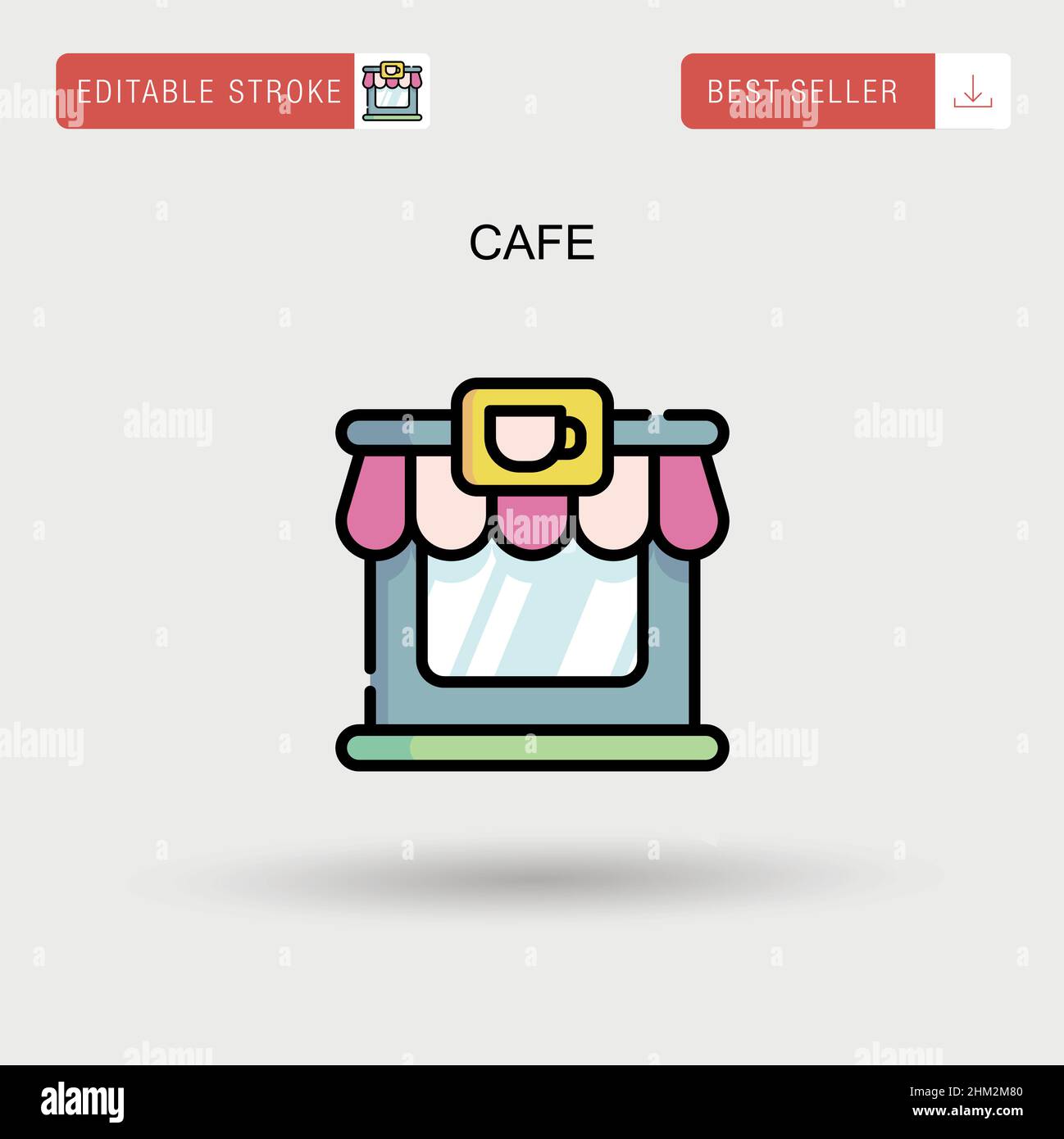 Cafe modern Stock Vector Images - Alamy