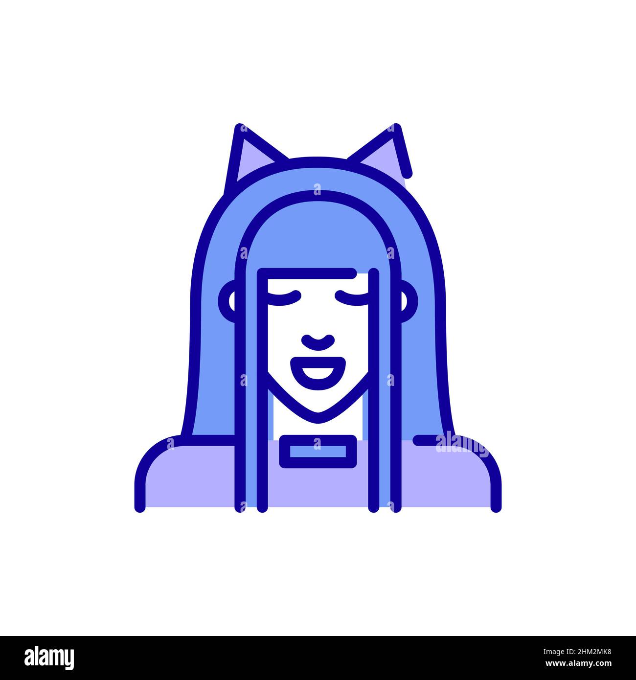 Funny teen girl long Stock Vector Images - Alamy
