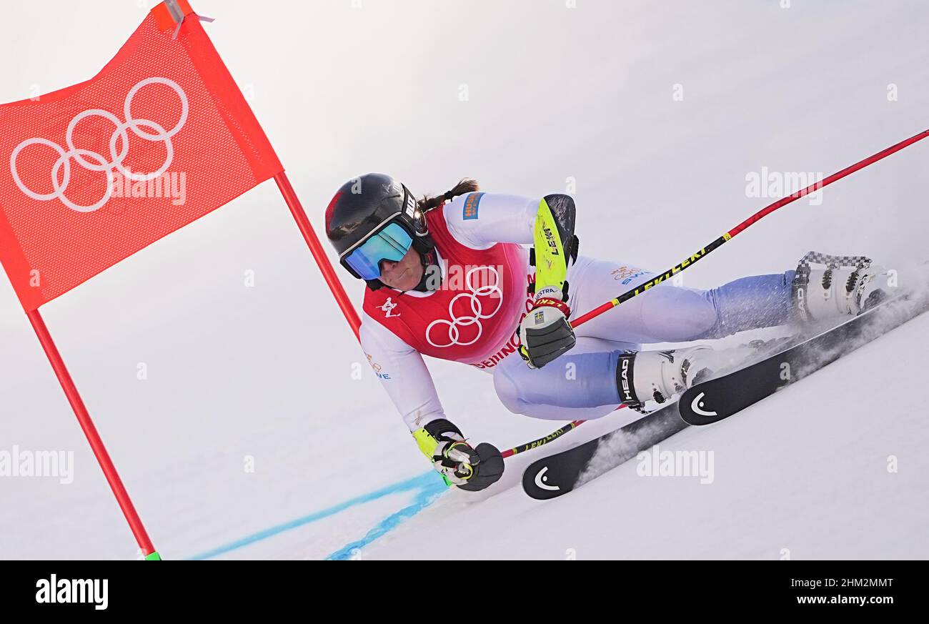 Yanqing, China. 07th Feb, 2022. Olympics, Alpine skiing, giant slalom ...