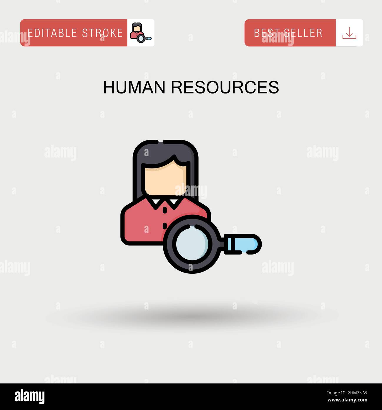 Human resources icon human resources hi-res stock photography and ...