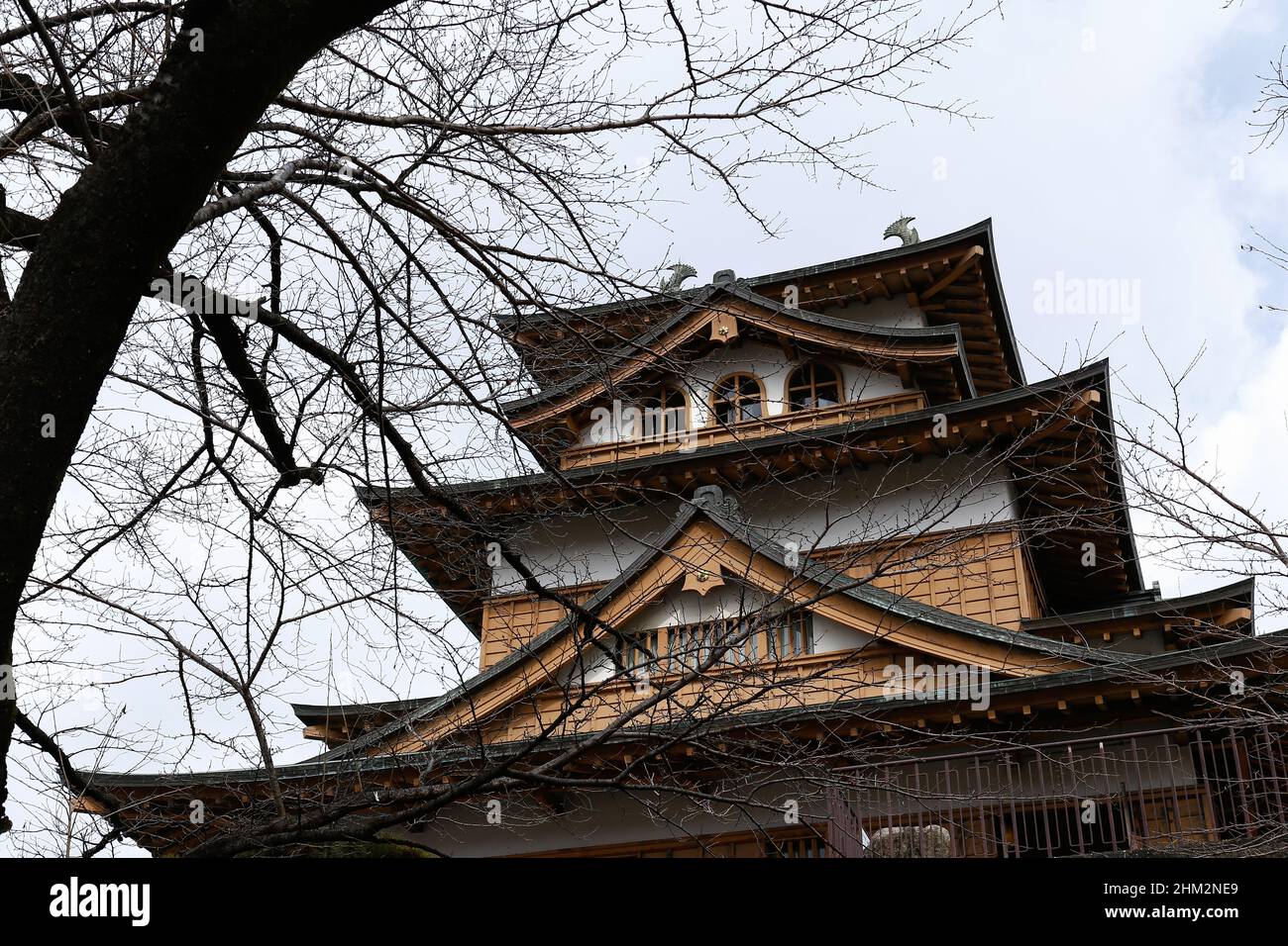 suwa, nagano, japan, 2022/06/02 , View of Takashima Castle (Takashima ...