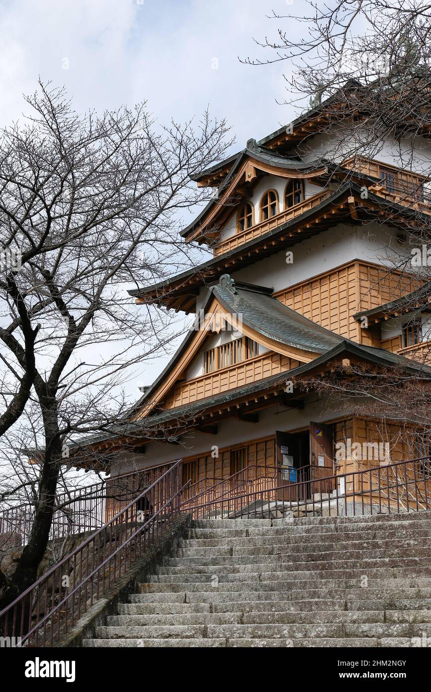 suwa, nagano, japan, 2022/06/02 , View of Takashima Castle (Takashima ...