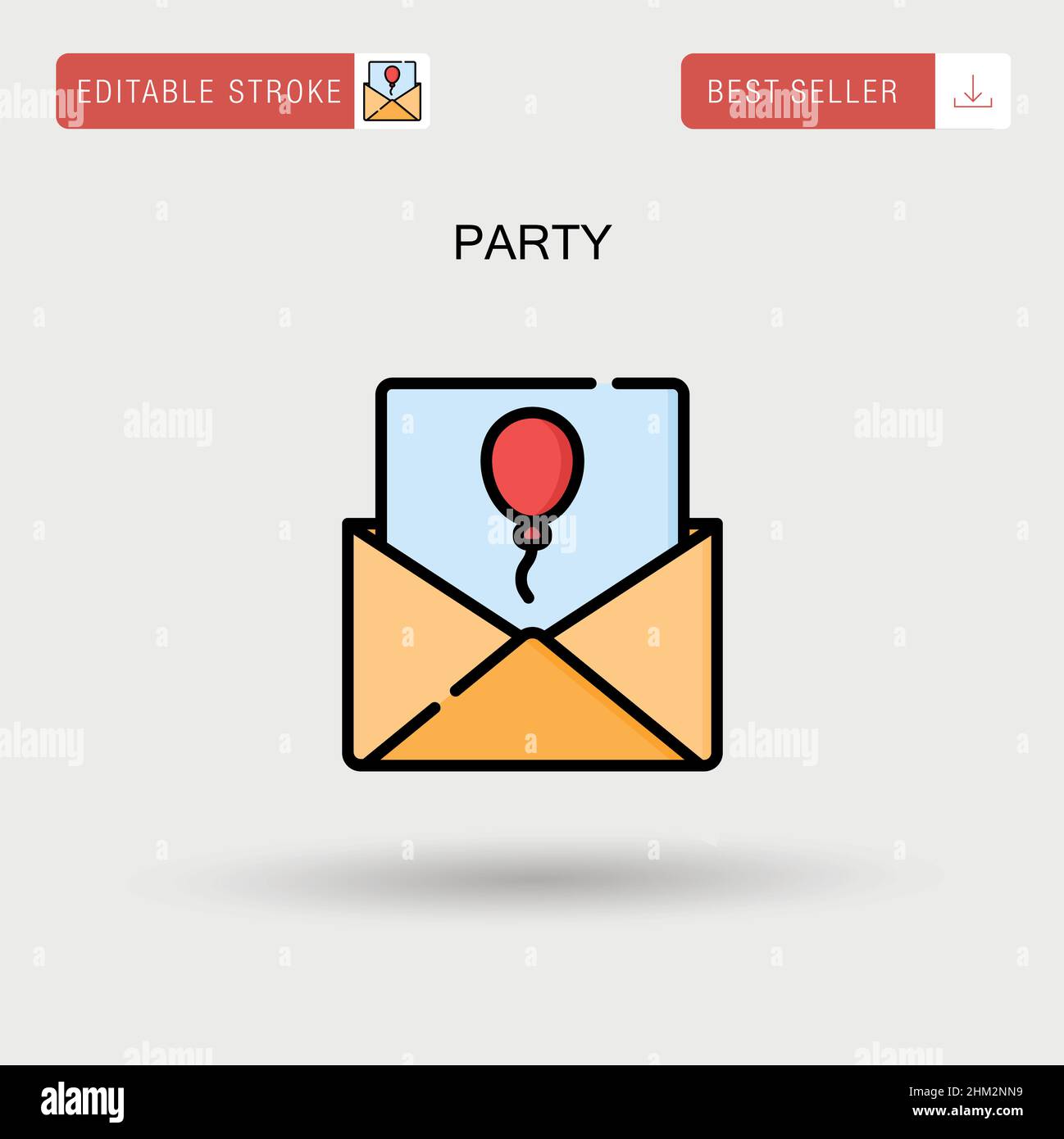 Young smiling woman party Stock Vector Images - Alamy