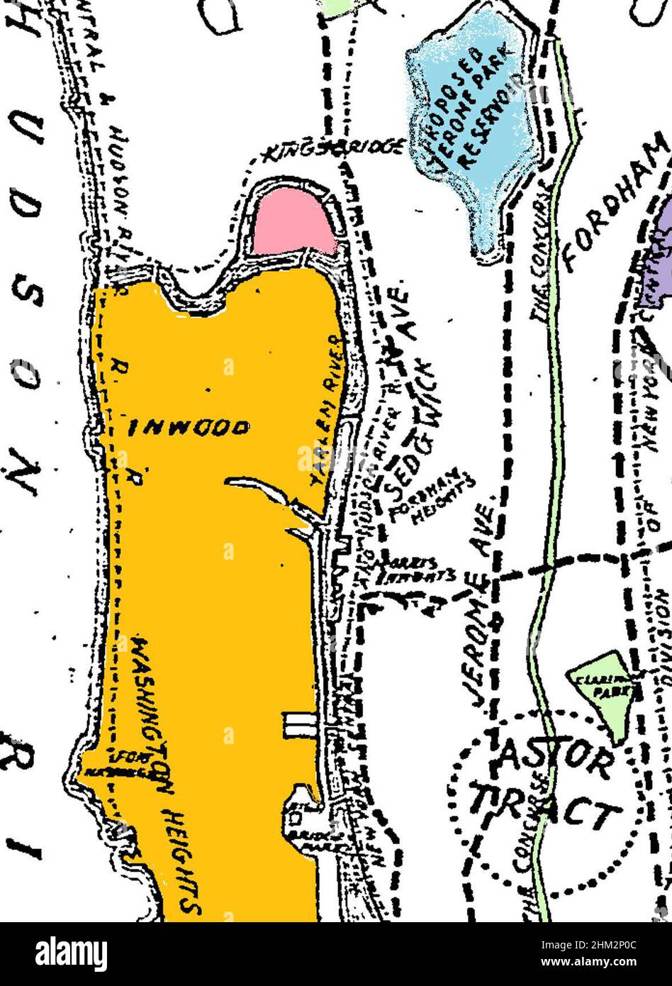 Map of marble hill hi-res stock photography and images - Alamy