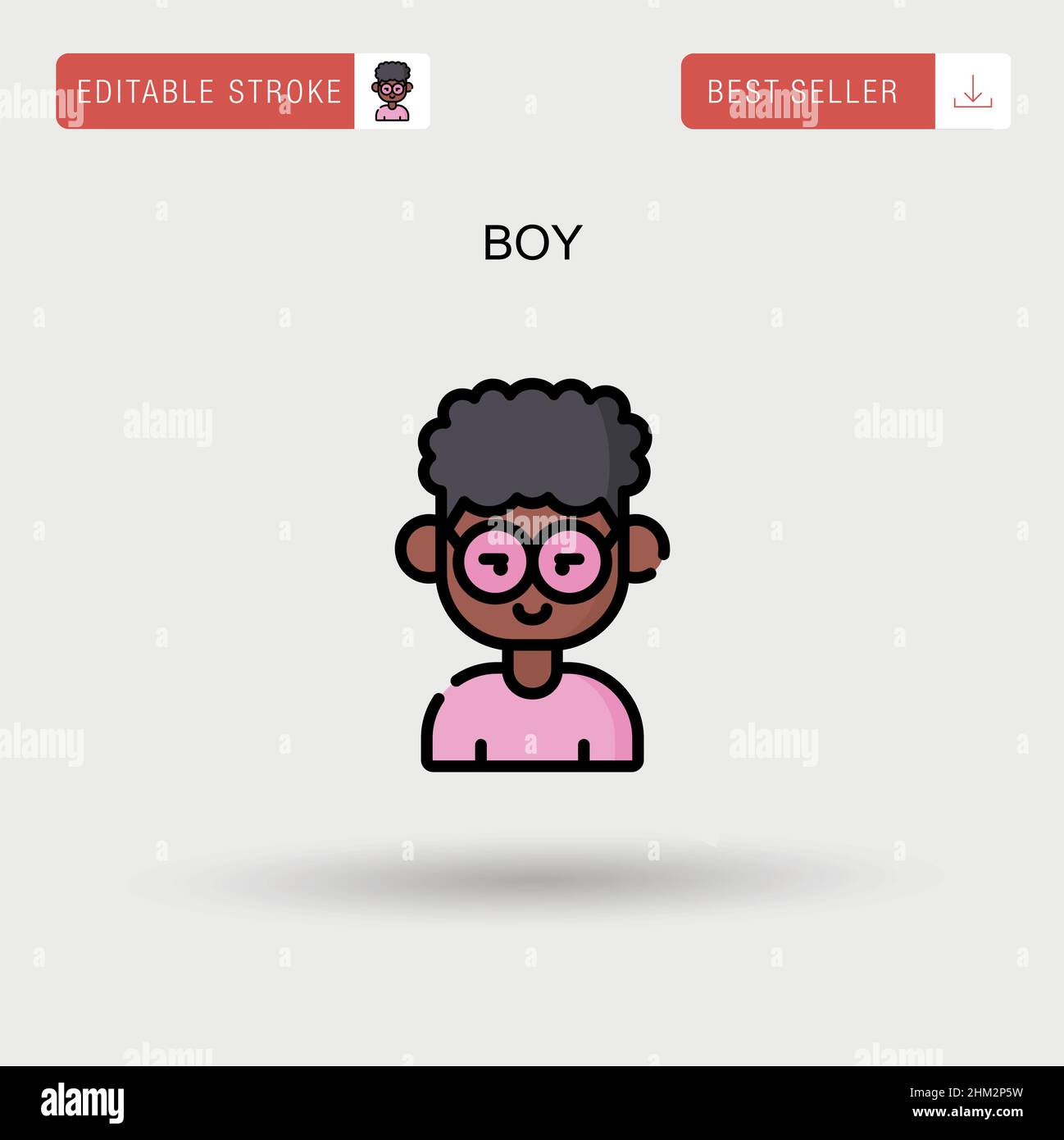 Cartoon boy icon Stock Vector Images - Alamy