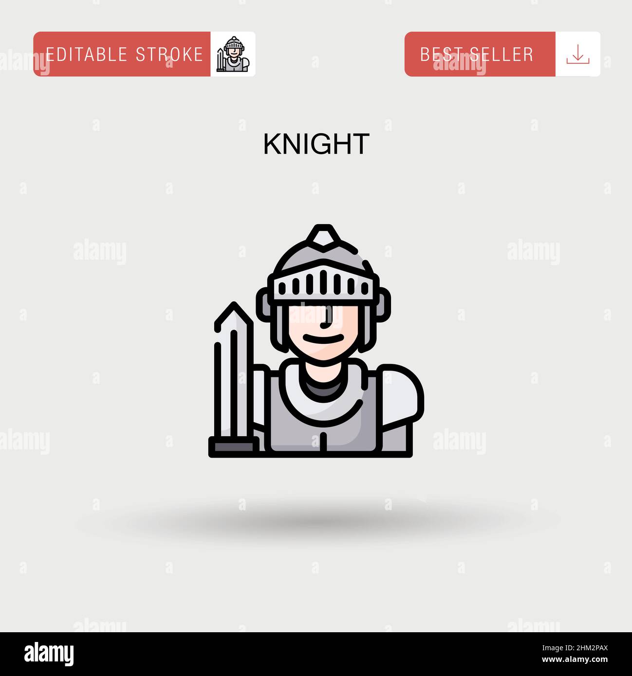 Medieval crusader castle Stock Vector Images - Alamy