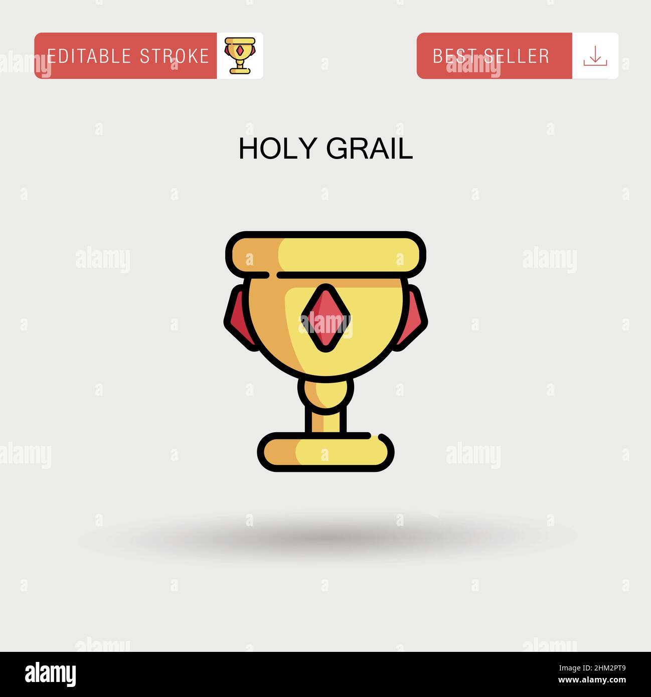 Holy grail Simple vector icon Stock Vector Image & Art - Alamy