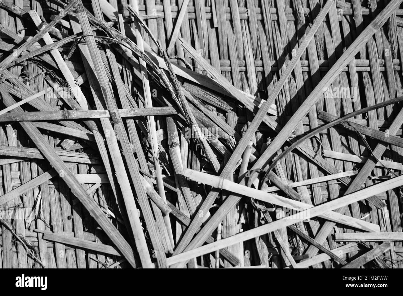 Real nature abstract background. Bamboo straws weaving texture mat ...