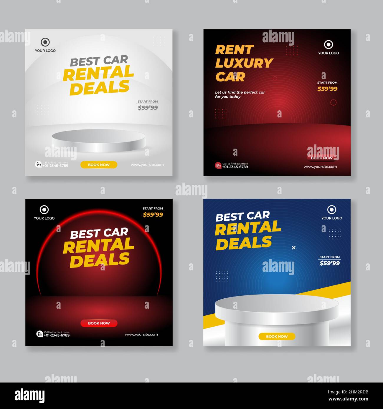 Automobile repair service social Stock Vector Images - Alamy