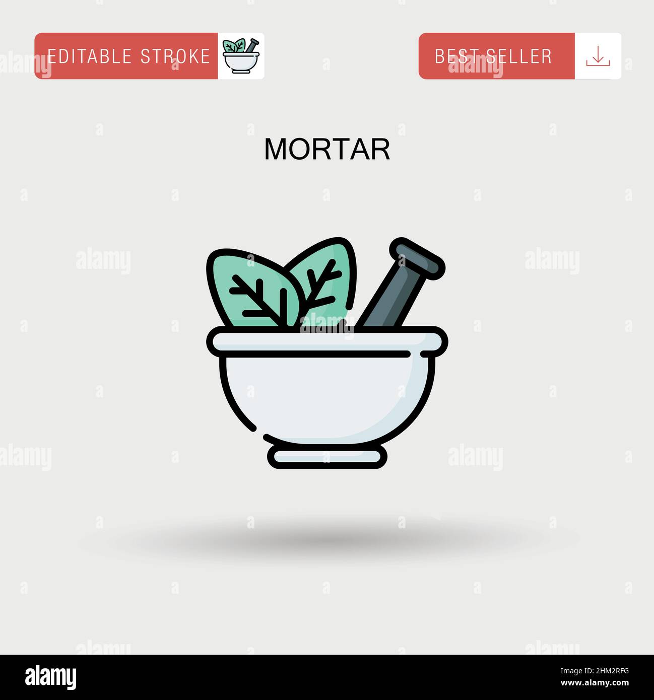 Mortar Simple vector icon Stock Vector Image & Art - Alamy