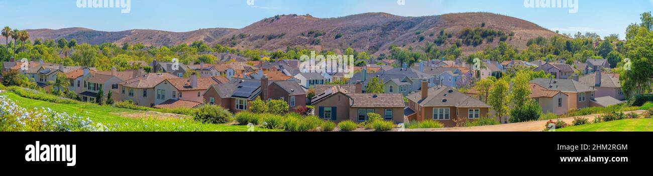 Panoramic view of Ladera Ranch community in Southern California Stock ...