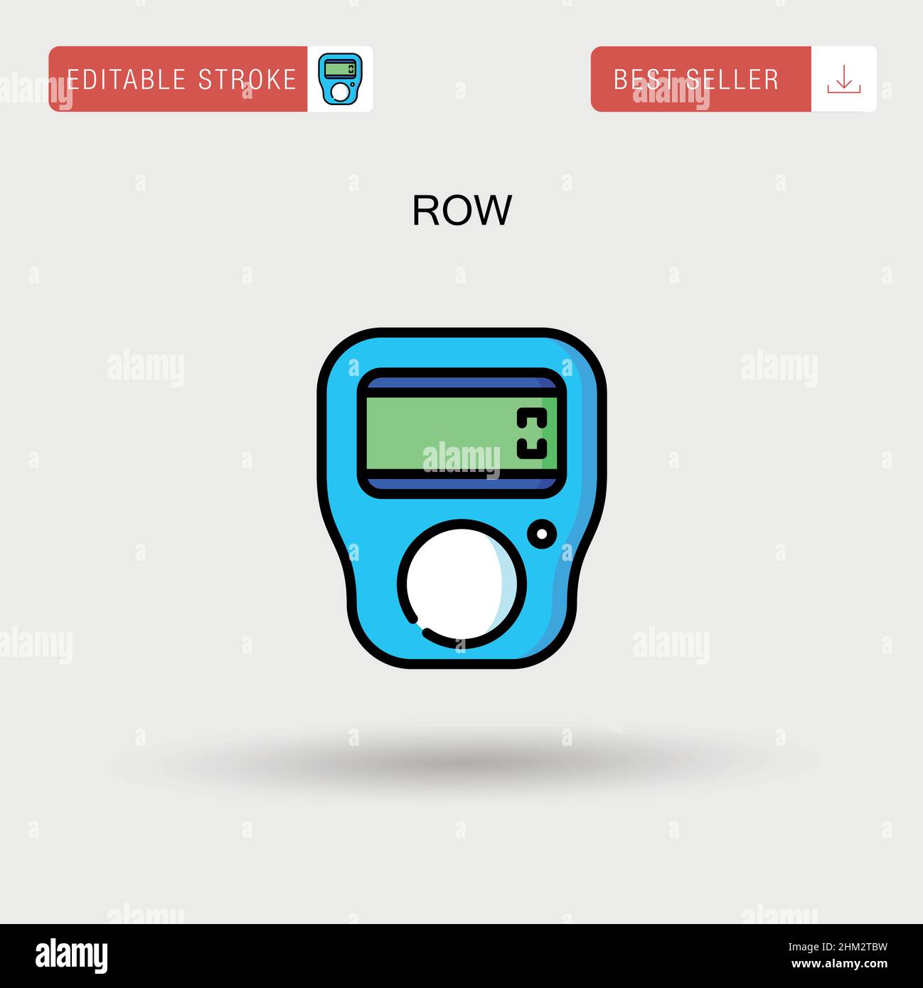 Row Simple vector icon Stock Vector Image & Art - Alamy