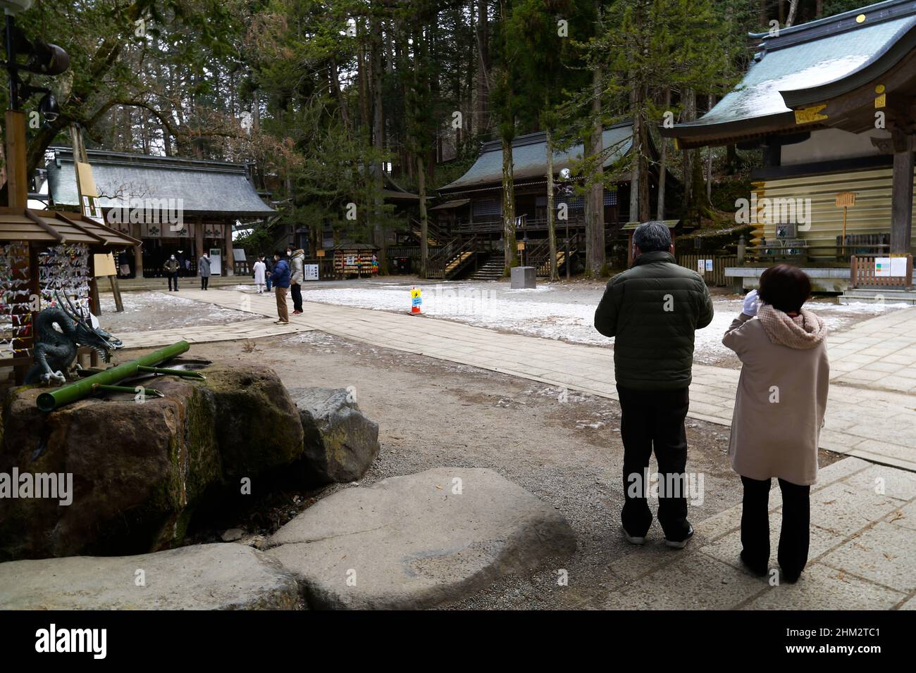 suwa, nagano, japan, 2022/06/02 , Suwa Grand Shrine (Suwa-taisha ...