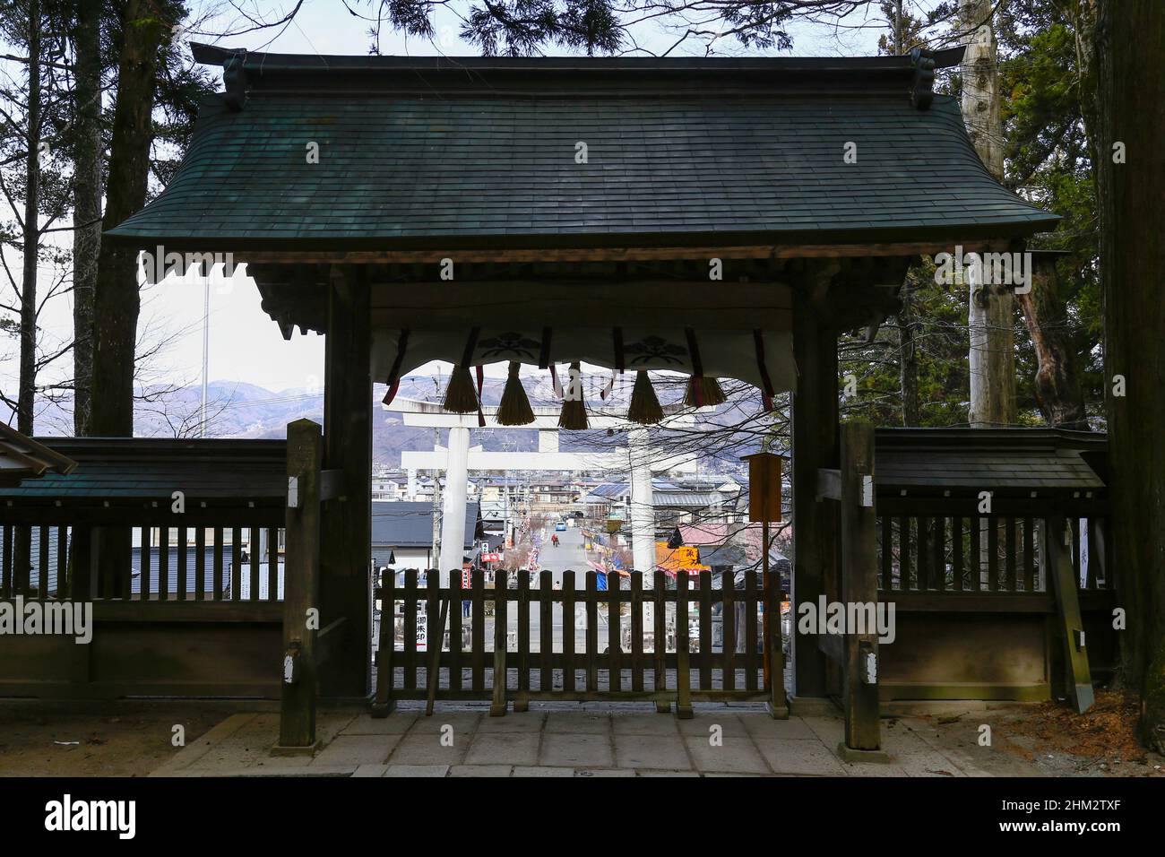 suwa, nagano, japan, 2022/06/02 , Suwa Grand Shrine (Suwa-taisha ...