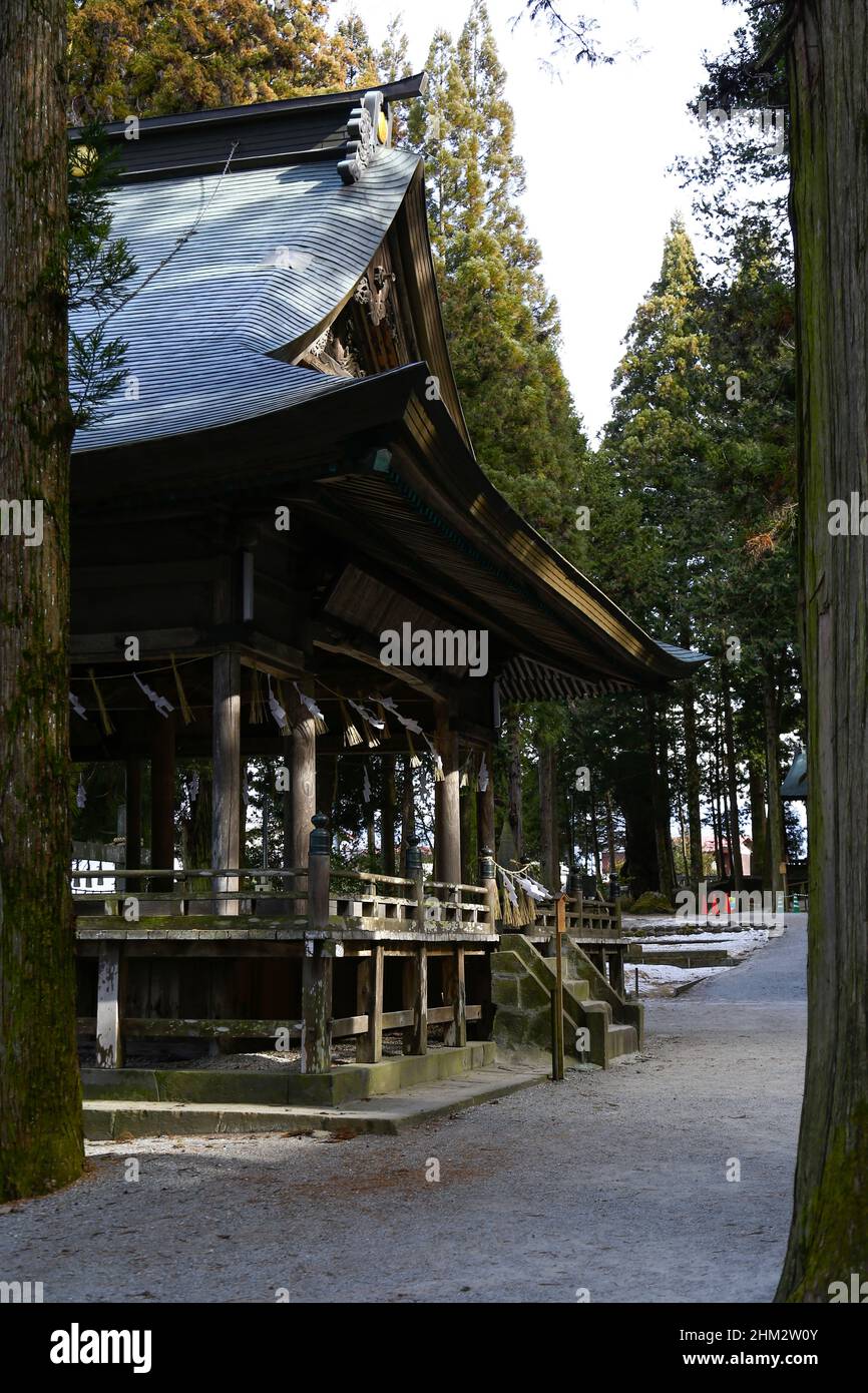suwa, nagano, japan, 2022/06/02 , Suwa Grand Shrine (Suwa-taisha ...