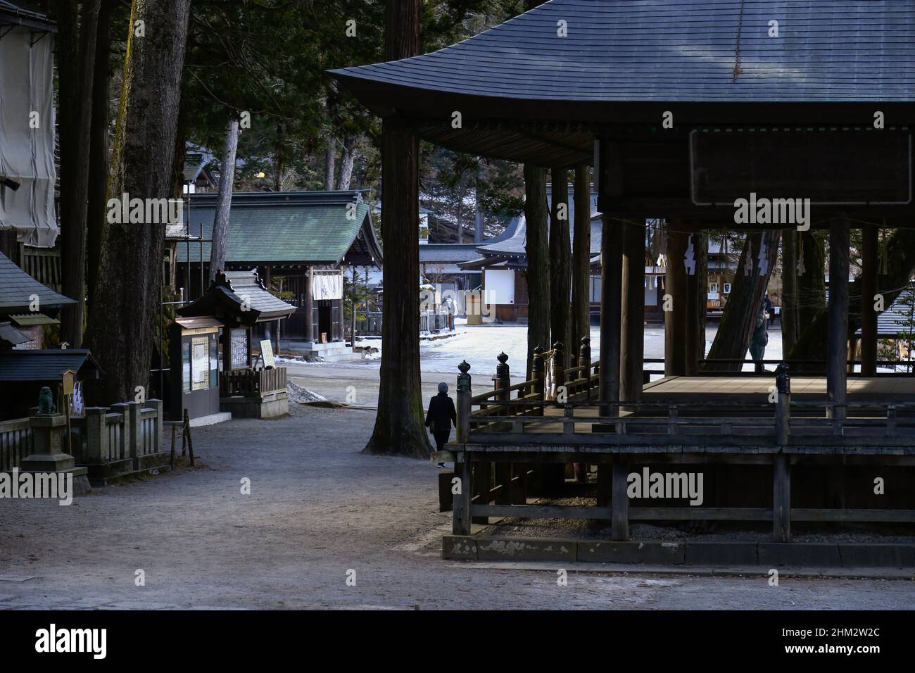 suwa, nagano, japan, 2022/06/02 , Suwa Grand Shrine (Suwa-taisha ...