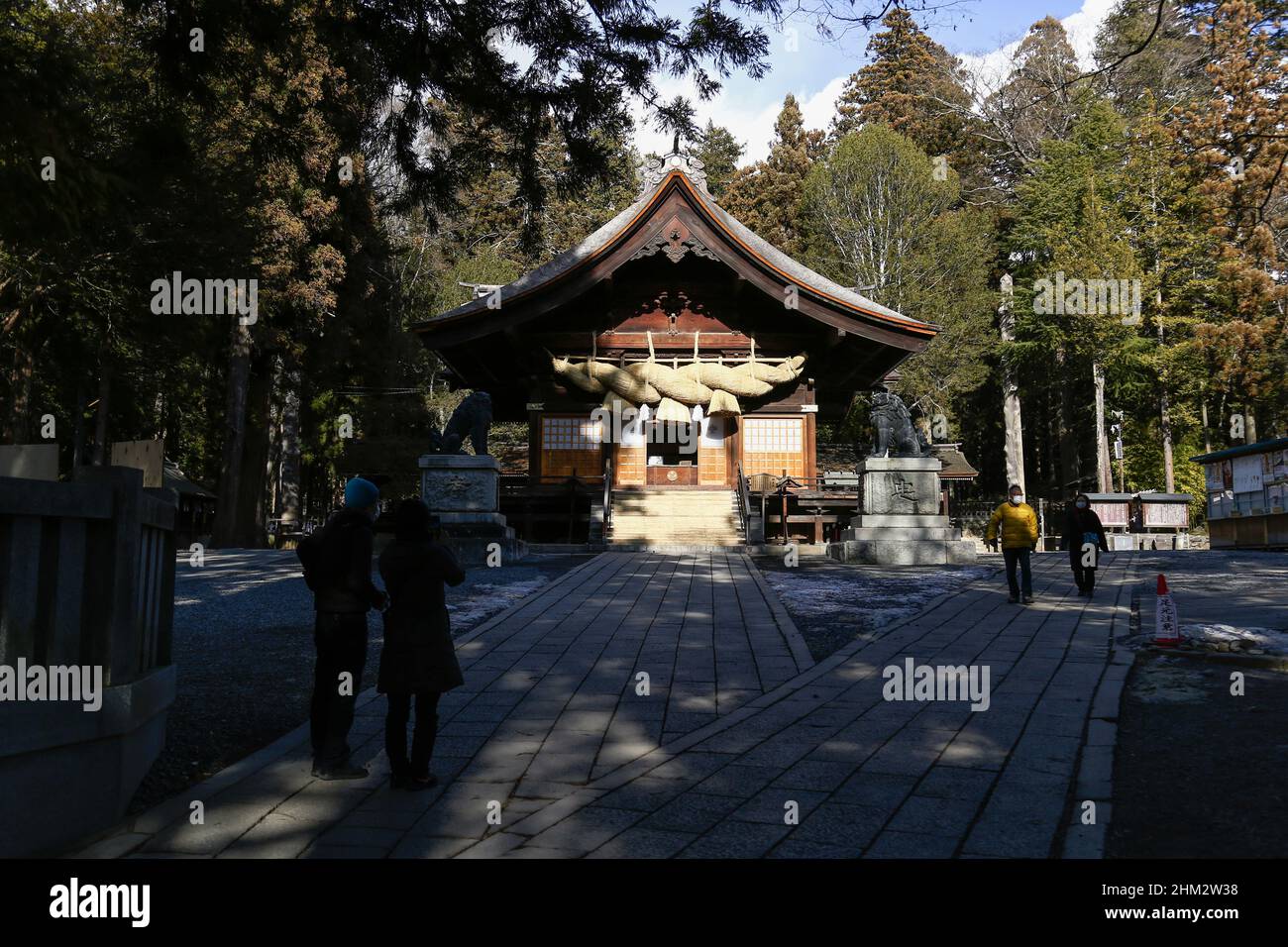 suwa, nagano, japan, 2022/06/02 , Suwa Grand Shrine (Suwa-taisha ...
