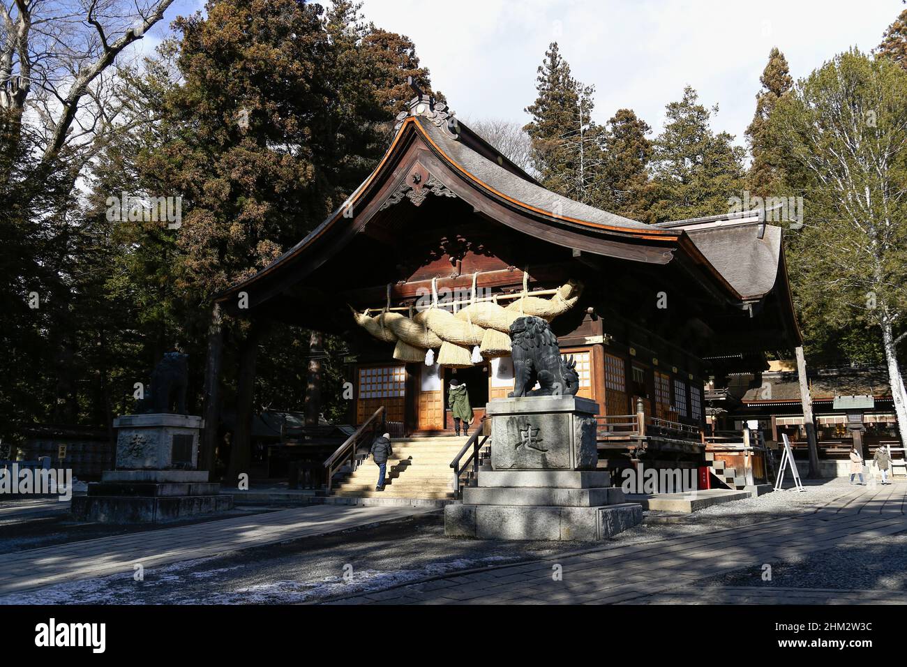 suwa, nagano, japan, 2022/06/02 , Suwa Grand Shrine (Suwa-taisha ...