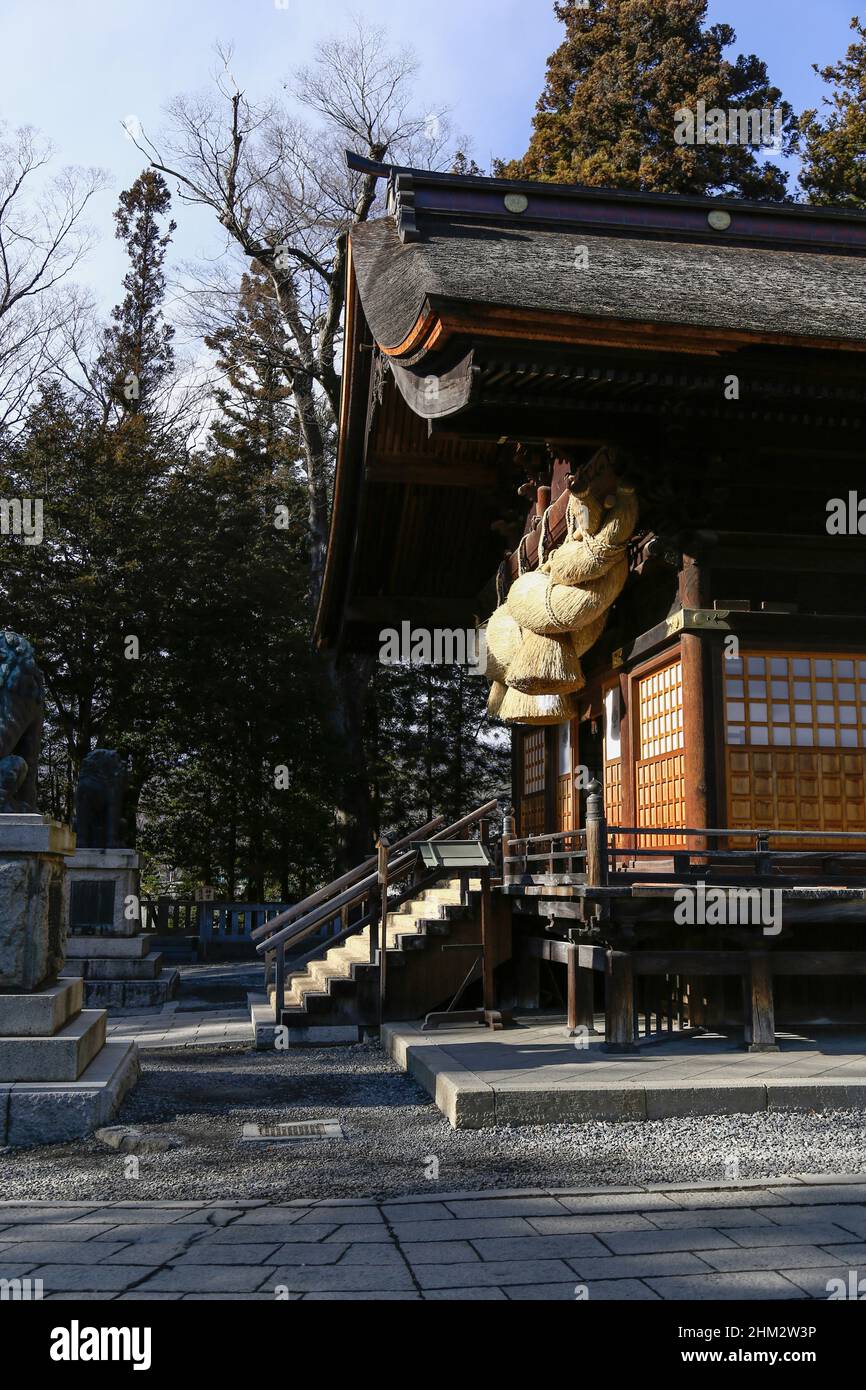 suwa, nagano, japan, 2022/06/02 , Suwa Grand Shrine (Suwa-taisha ...