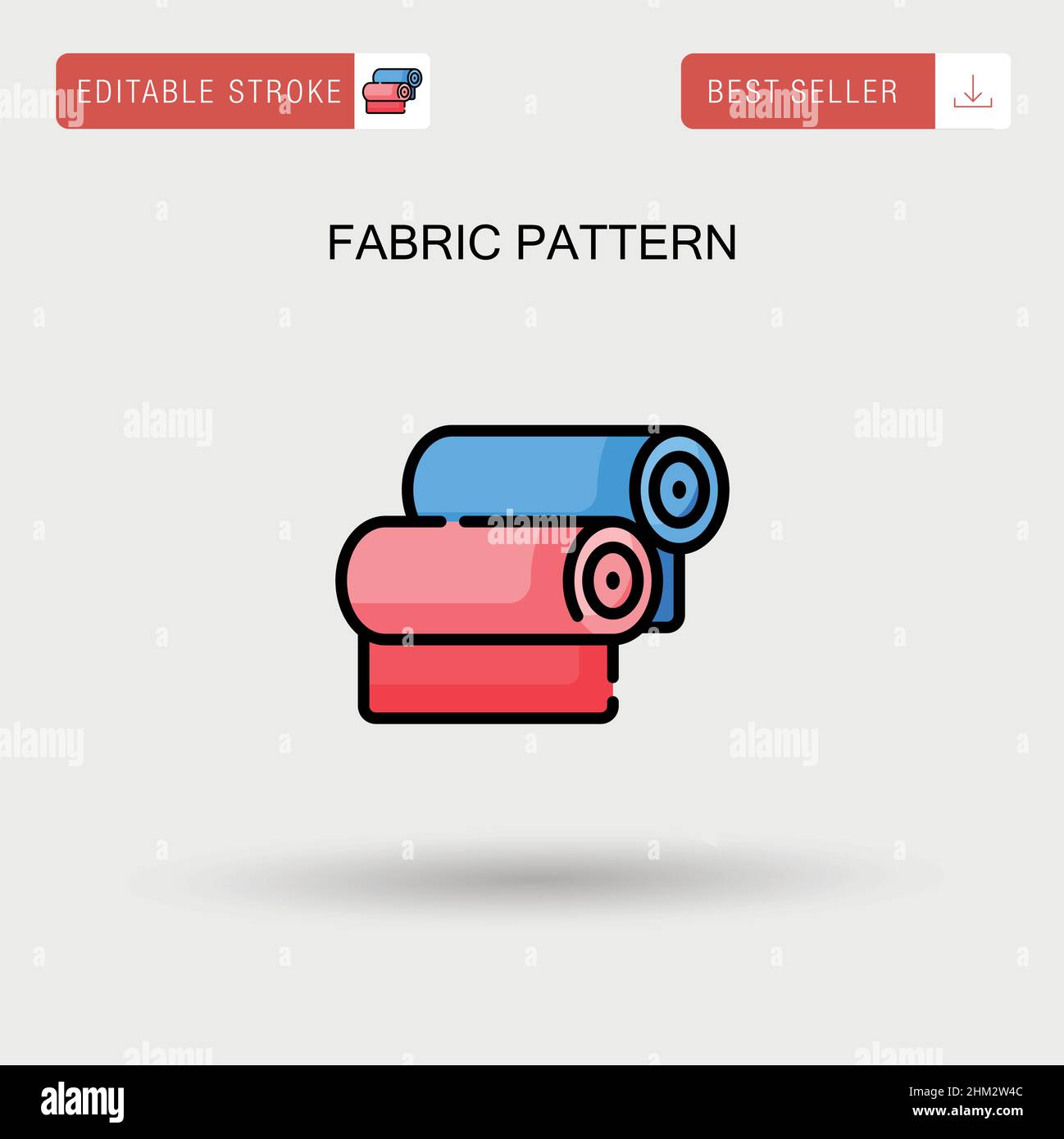 Texture fabric icon vector Stock Vector Images - Alamy